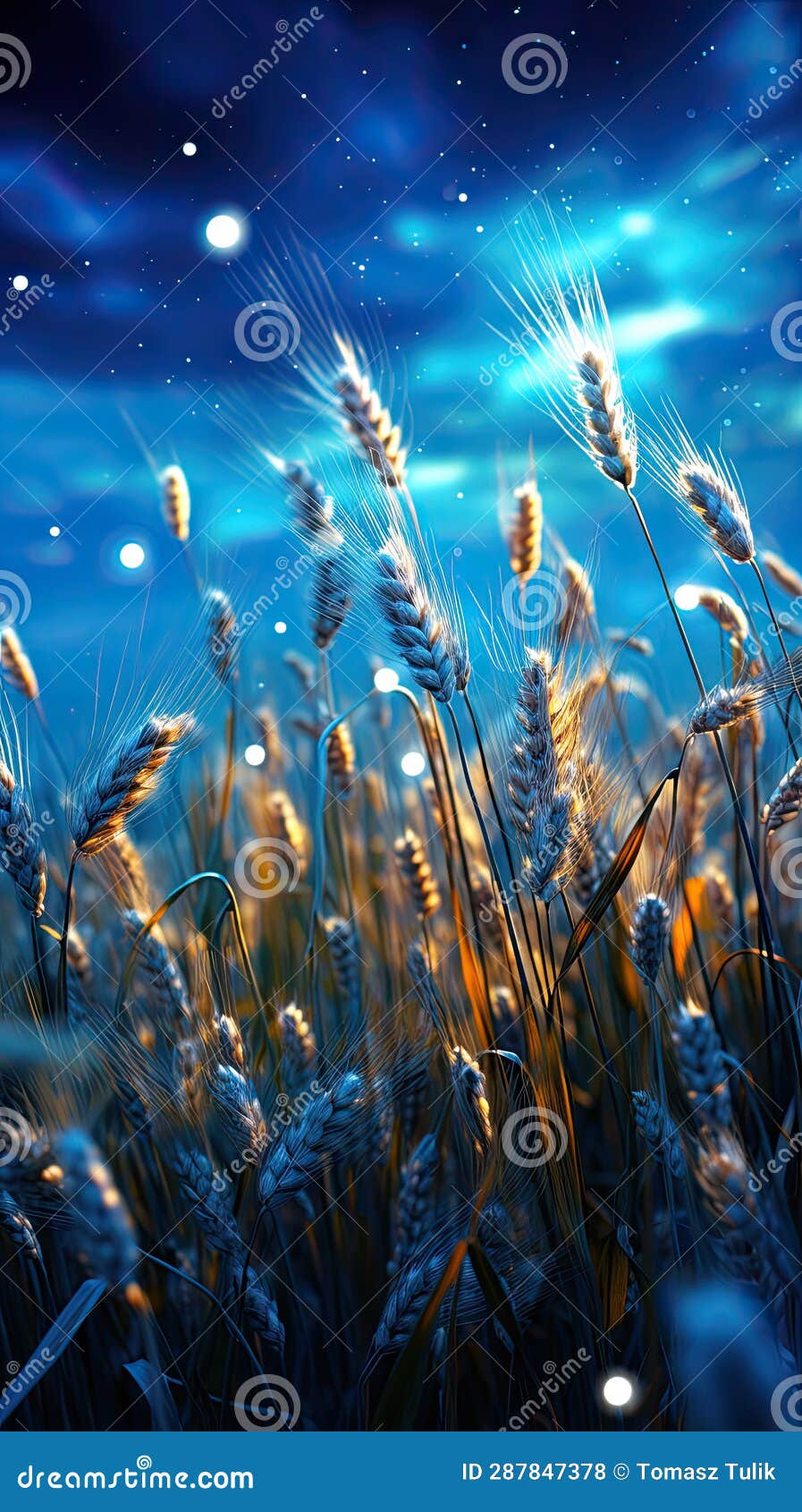 On a Quiet Night in the Countryside Stock Illustration - Illustration ...