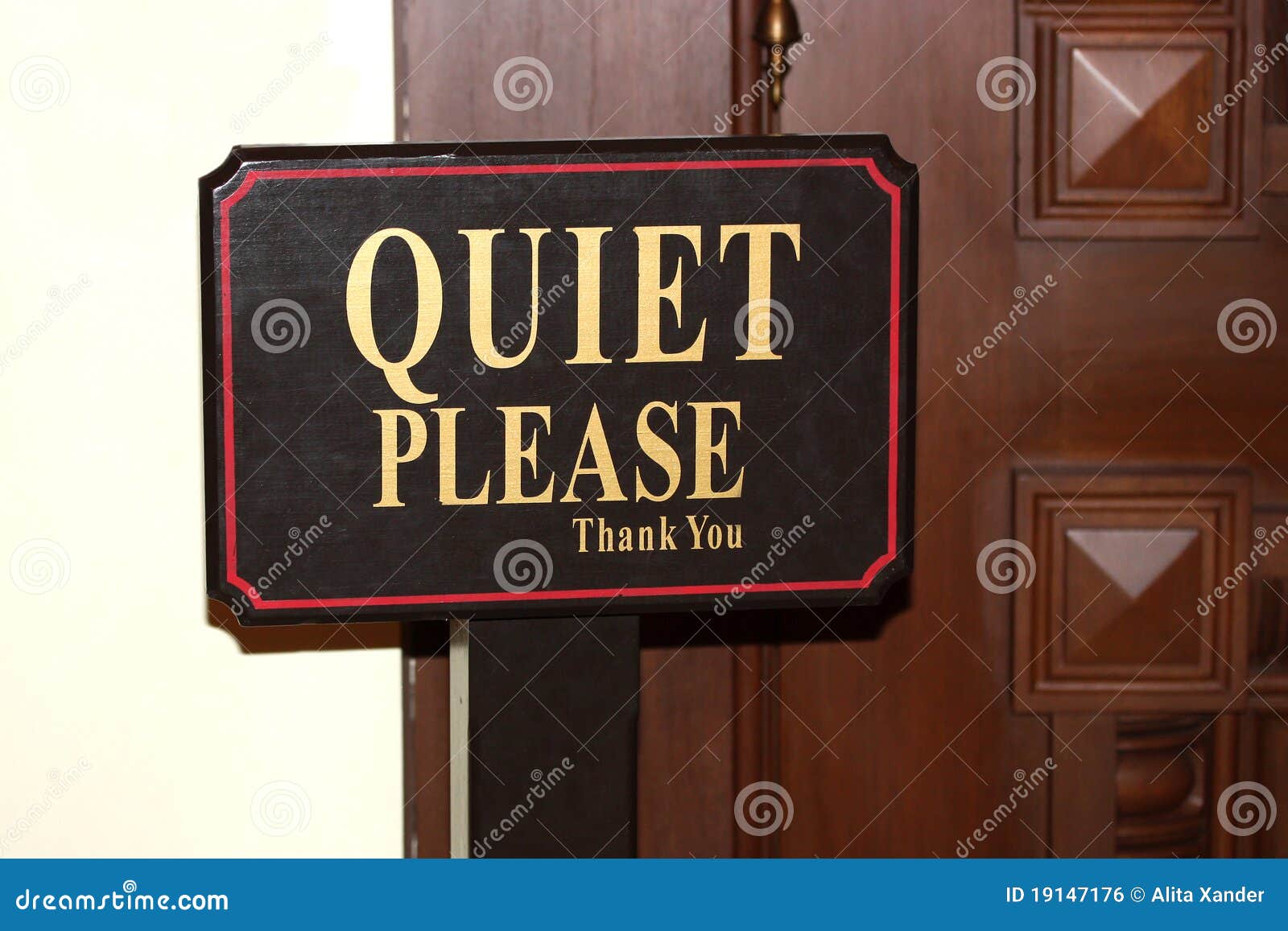 Quiet Please stock photo. Image of concept, business - 19147176