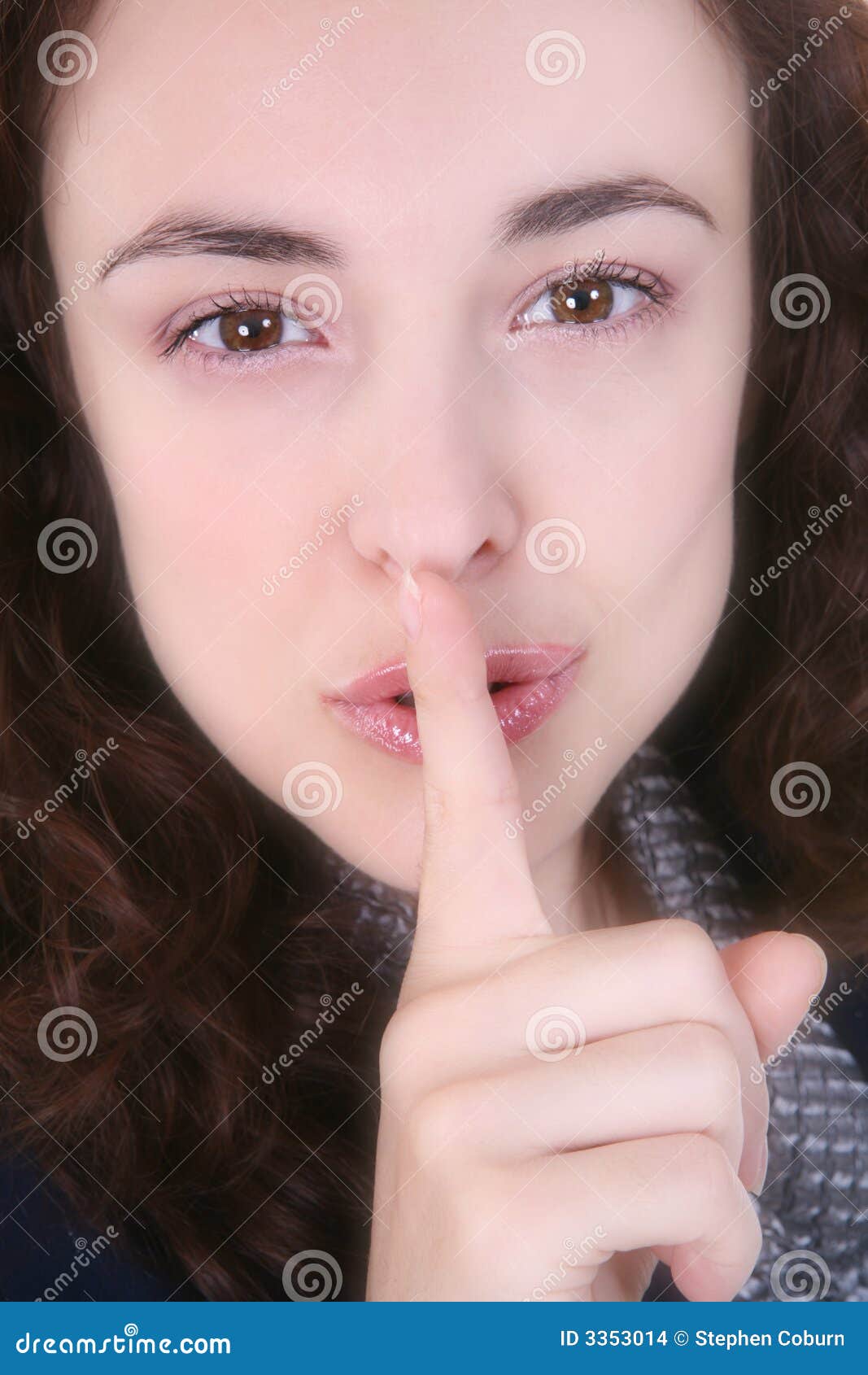 Quiet Please stock photo. Image of business, face, silent - 3353014