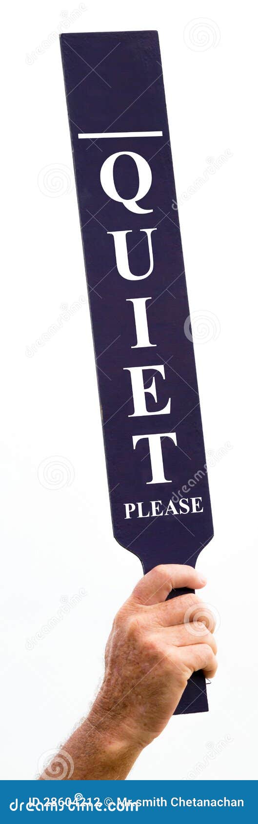 Quiet Please Sign Golf