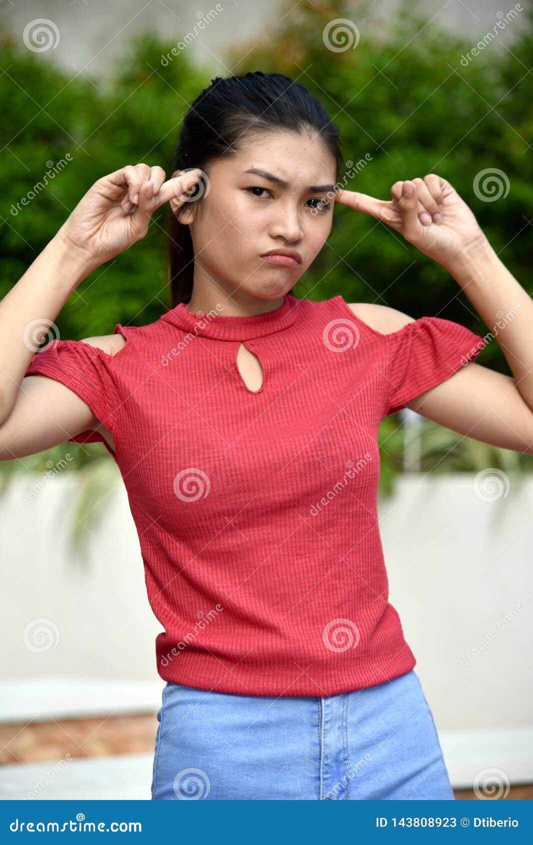 A Quiet Pretty Female stock image. Image of cute, pretty - 143808923