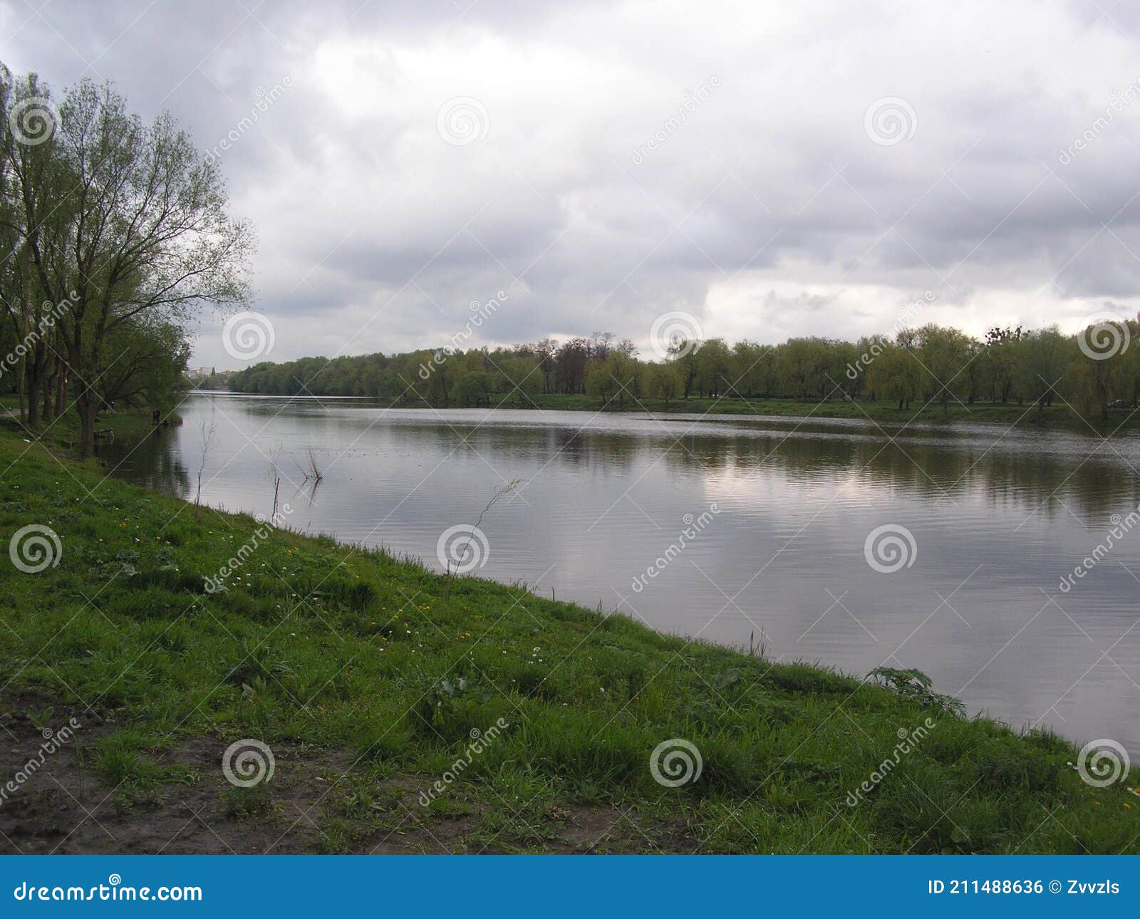 Quiet river in nature stock photo. Image of river, uiet - 211488636