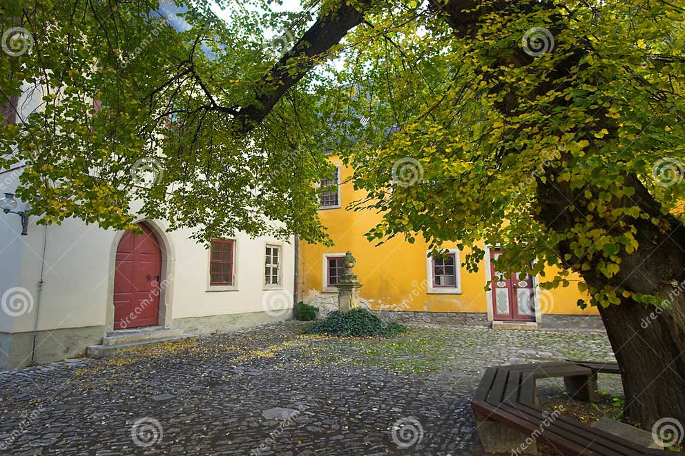 Quiet street corner stock image. Image of historic, history - 9005327