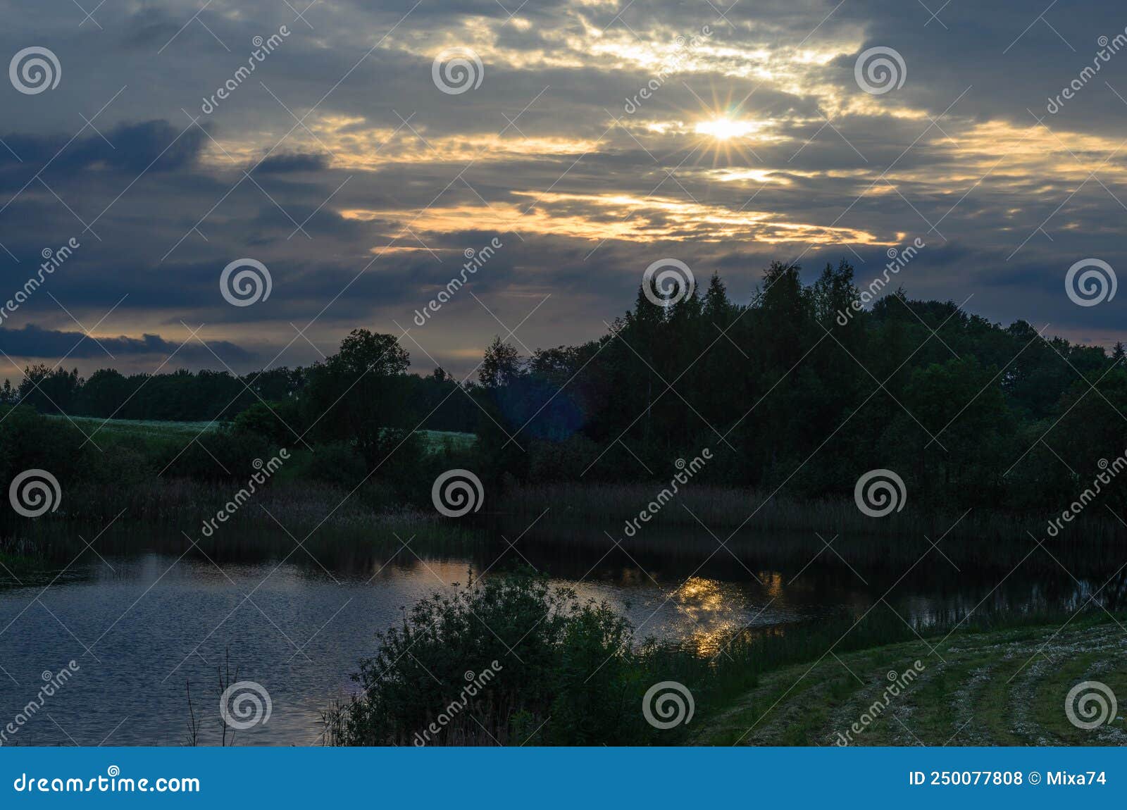 Quiet Village Streets in Latvia 68 Stock Photo - Image of path, country ...