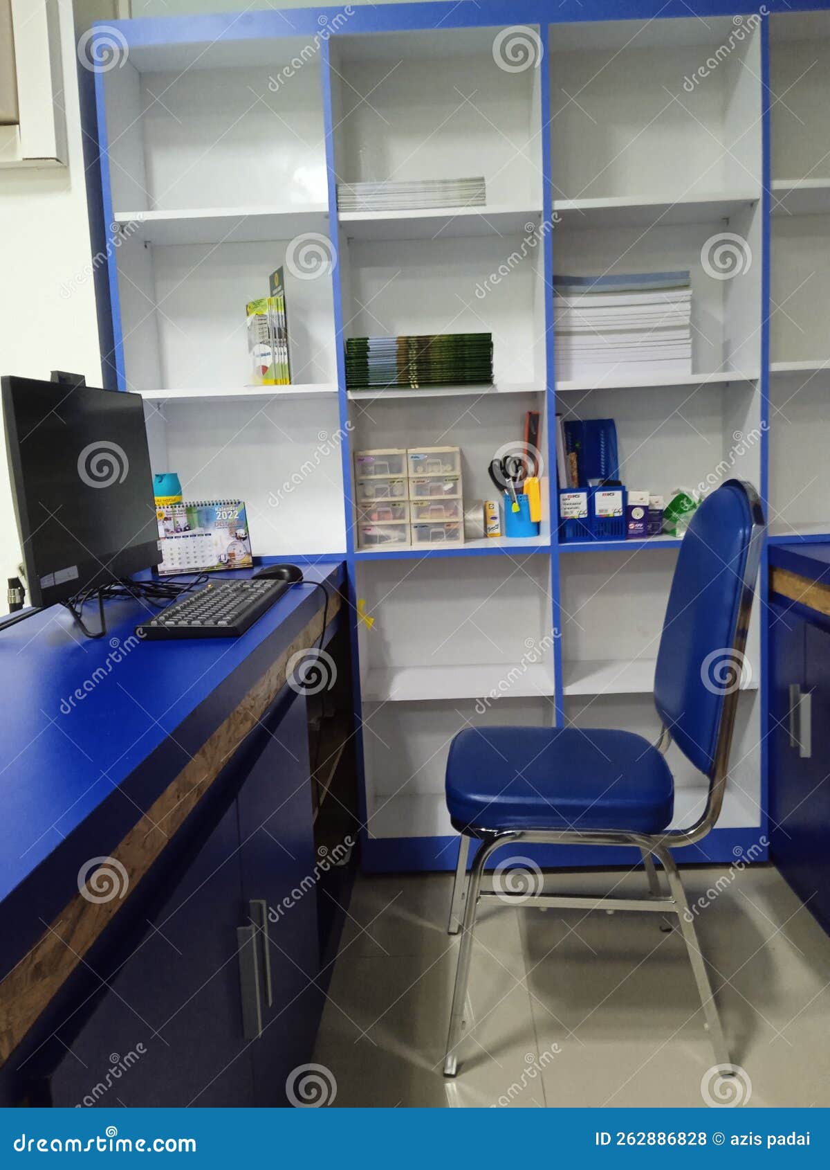 Quiet workspace stock photo. Image of workspace, quiet - 262886828