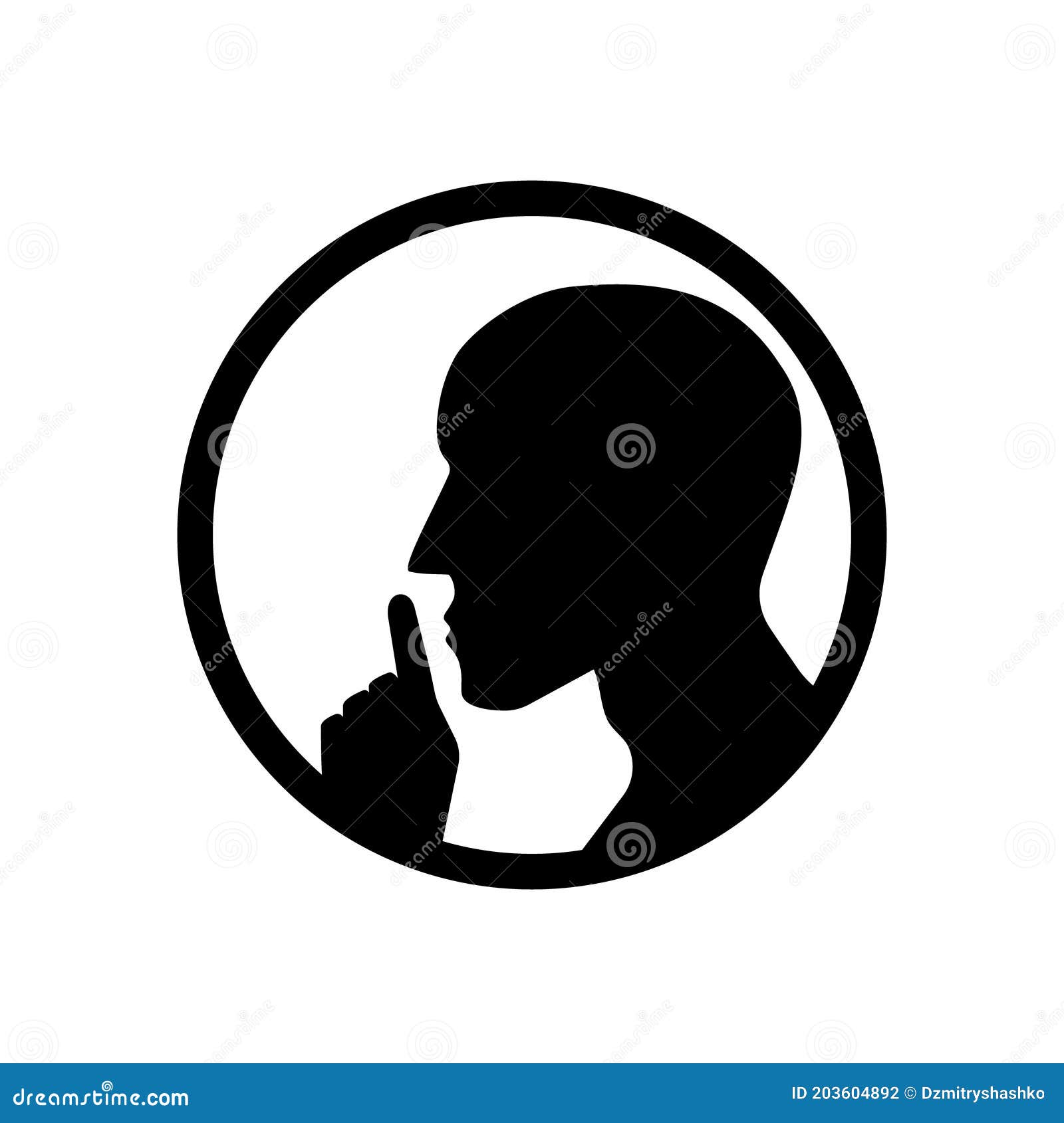 Quiet Zone Sign. Silence Icon. Poster Silent Please. Octagon Yellow ...