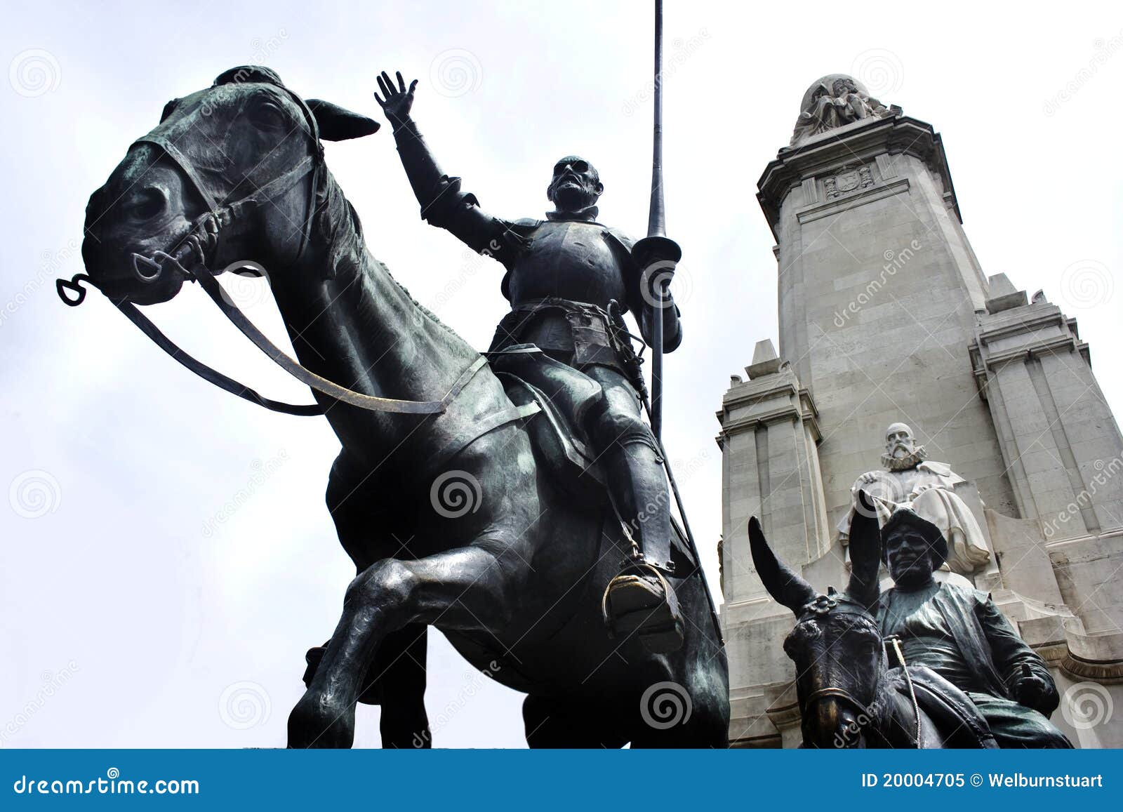Quijote et sancho 2 image stock. Image du amis, historique - 20004705