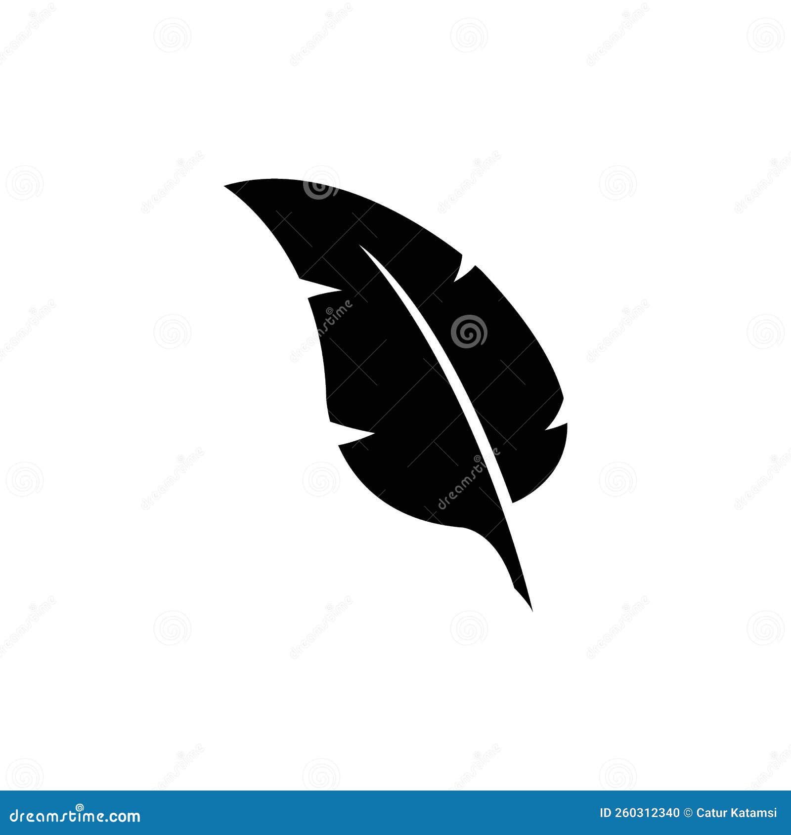 Quill Icon Logo Vector Design Stock Vector - Illustration of quill ...