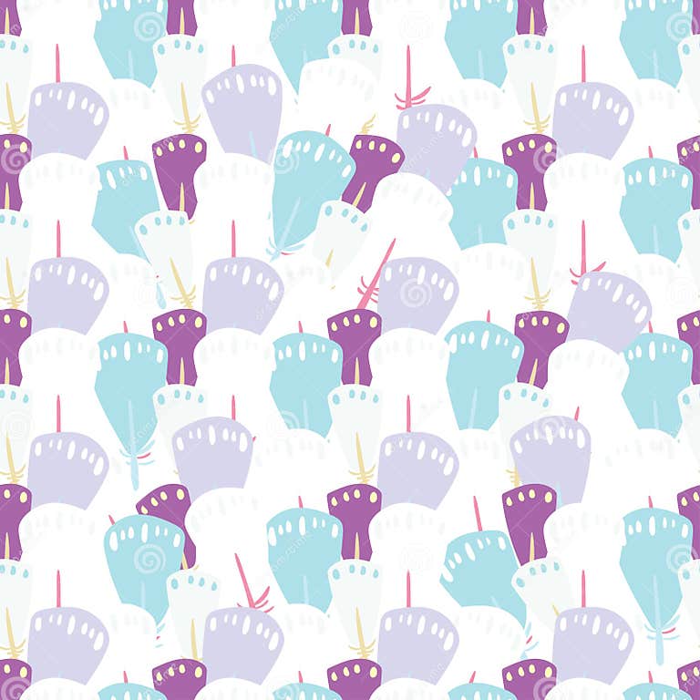 Quill Seamless Pattern for Paper and Fabric Design Stock Vector ...