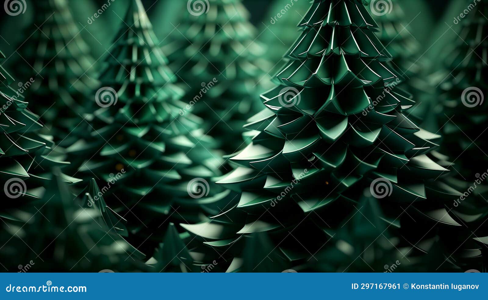 Quilling Paper Christmas Tree Stock Illustration - Illustration of ...