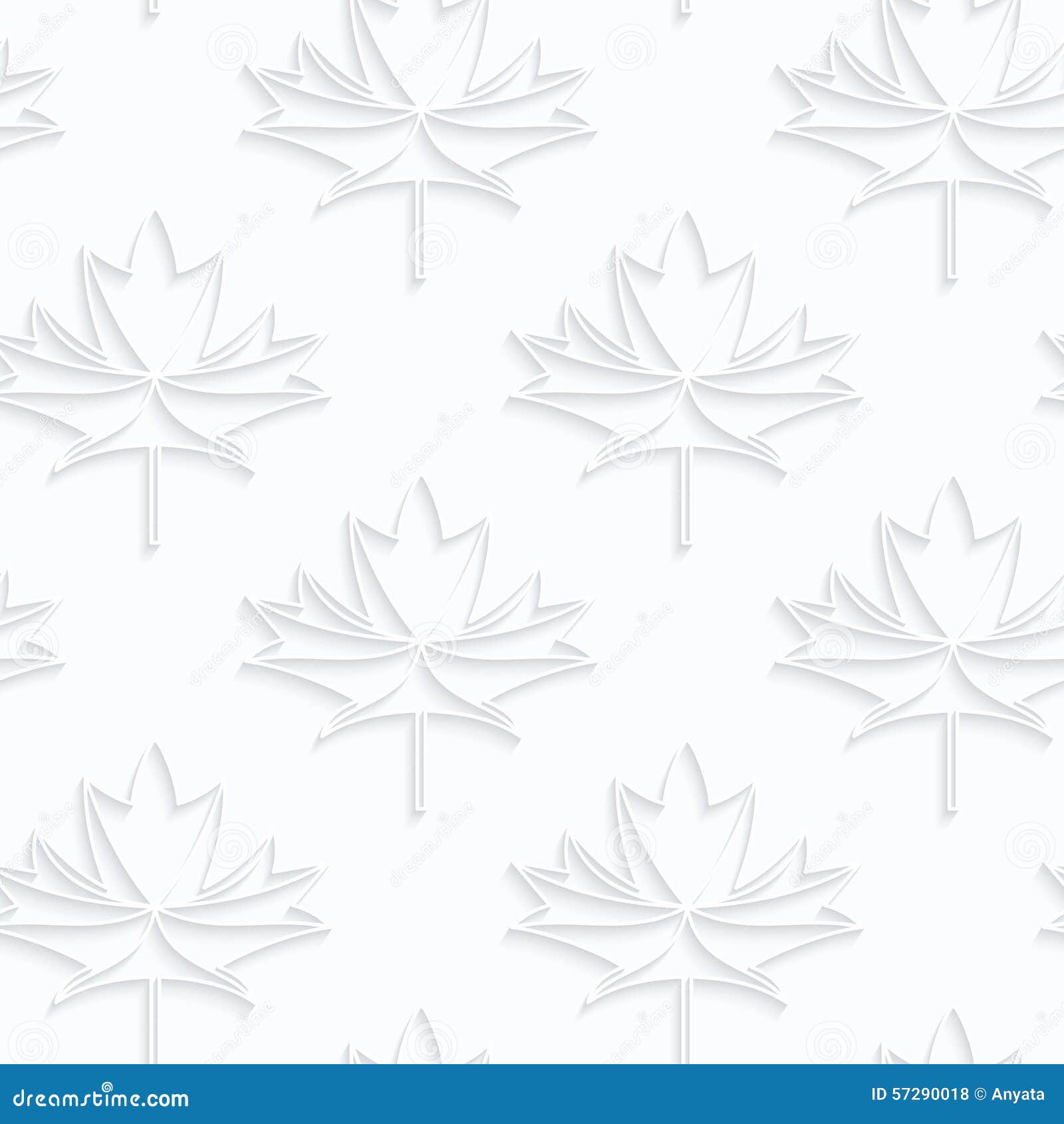 Quilling Paper Countered Maple Leaves with Veins Stock Vector ...