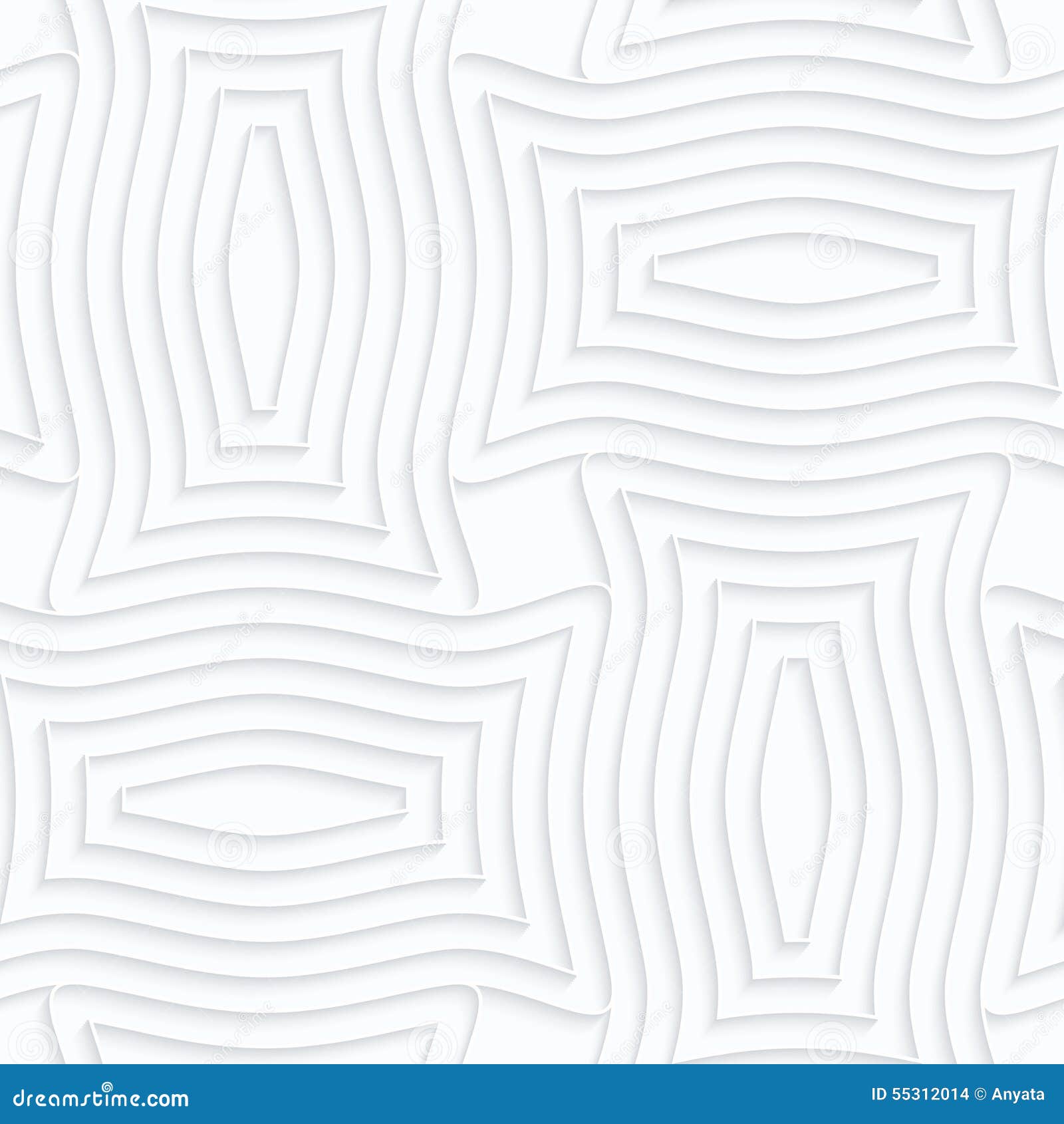 Quilling Paper Pin Will Grid with Offset Stock Vector - Illustration of ...