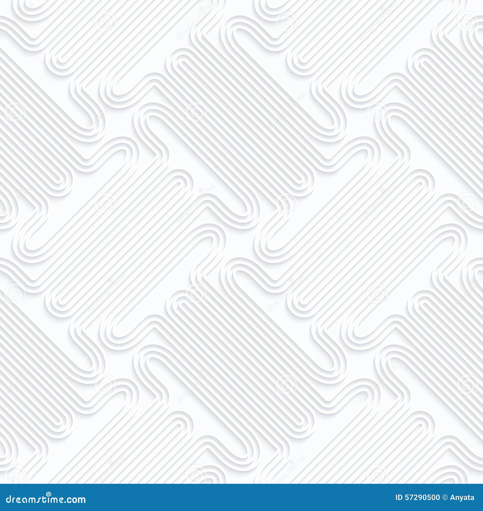 Quilling Paper Thick Double T Shapes with Offset Stock Vector ...