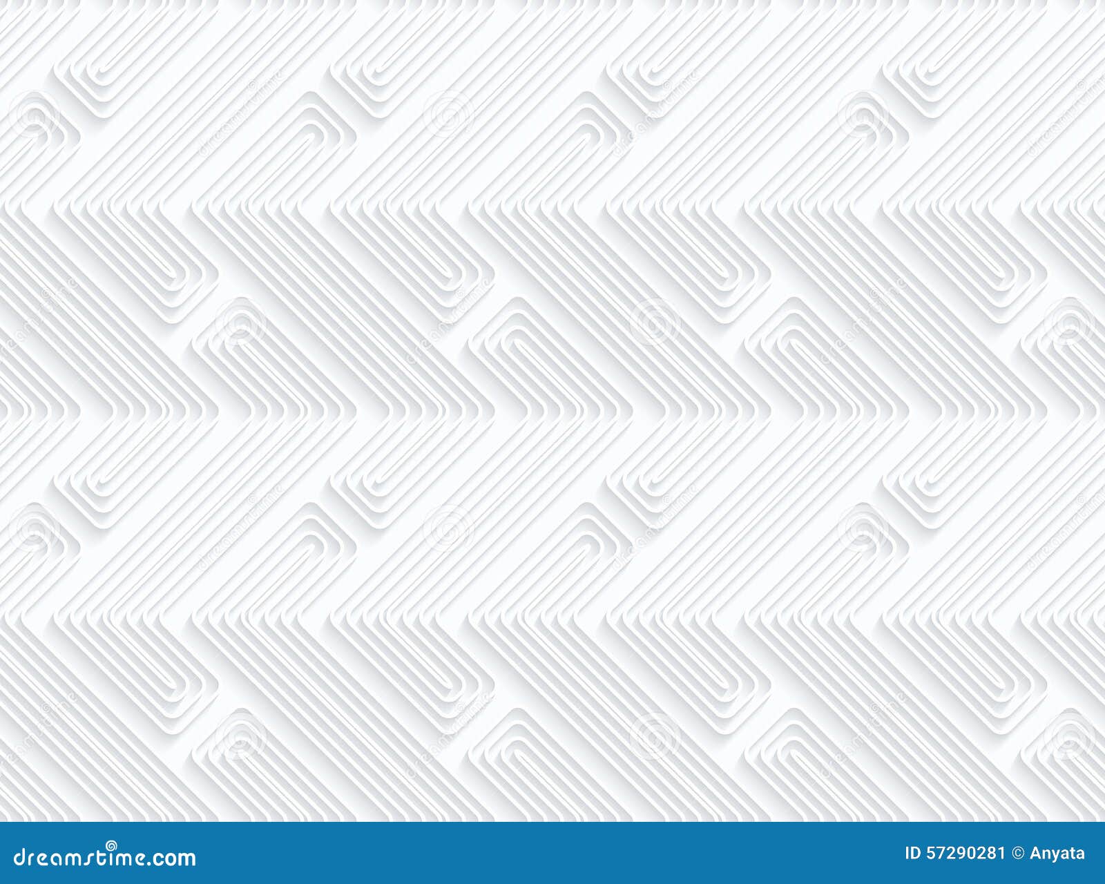 Quilling Paper Z Shapes with Offset Stock Vector - Illustration of ...