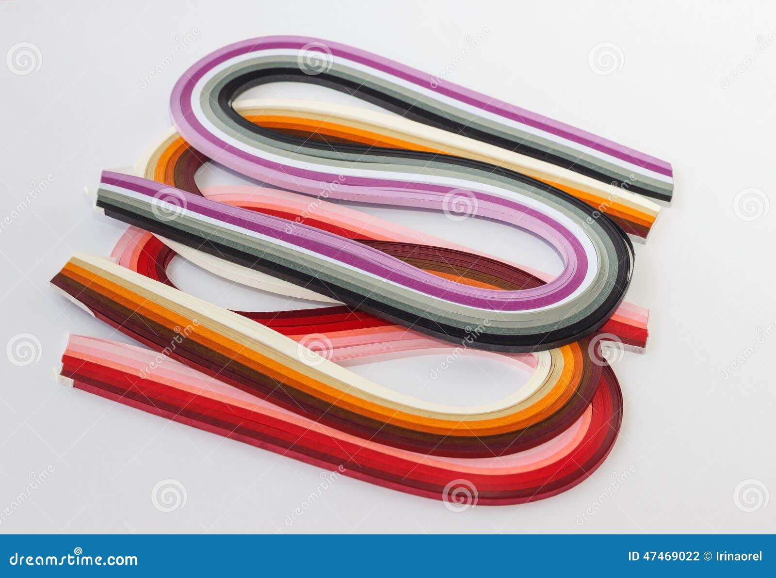 Quilling papers stock photo. Image of colored, long, abstract - 47469022