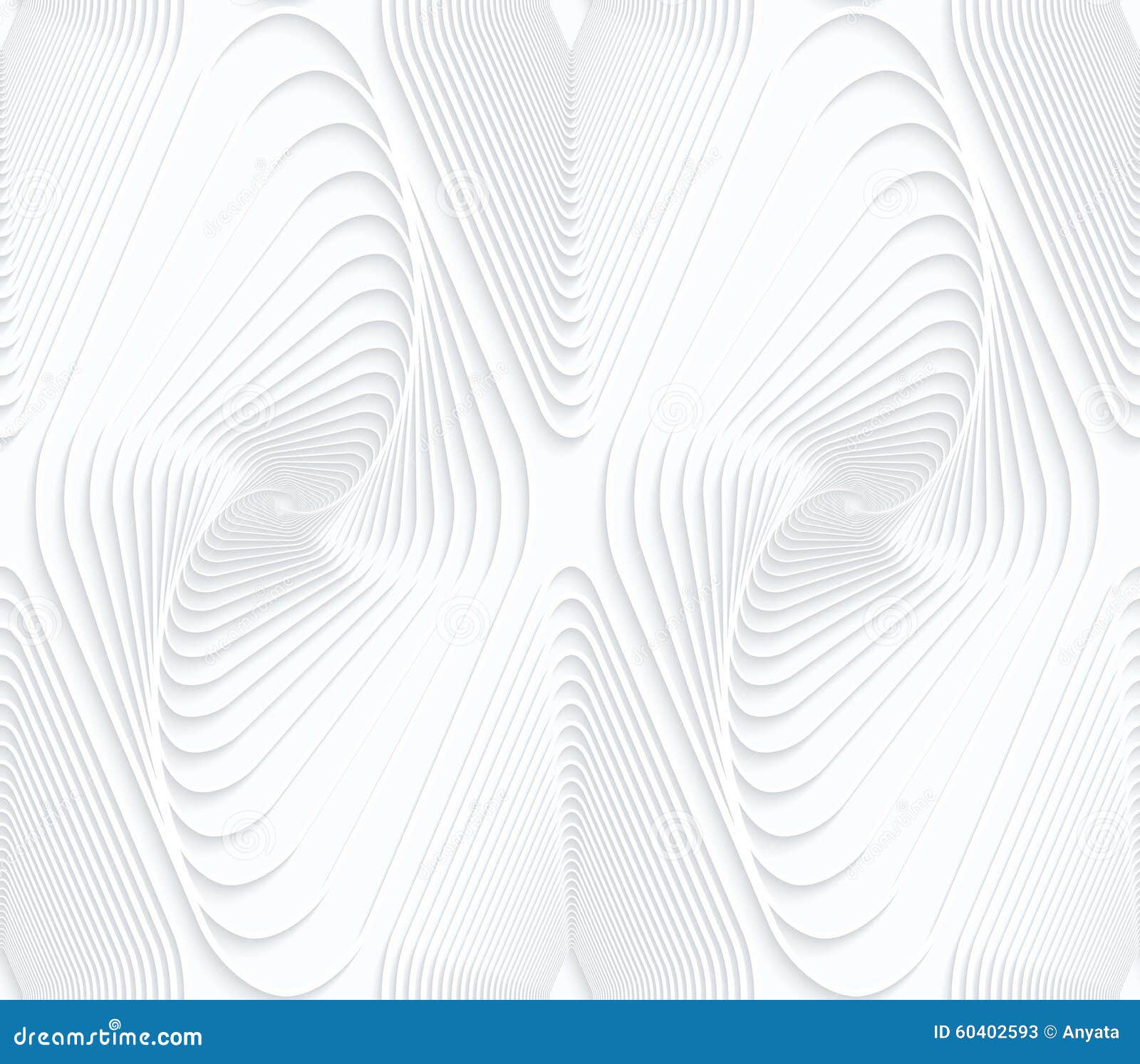 Quilling White Paper Striped Bulges Vector Illustration | CartoonDealer ...