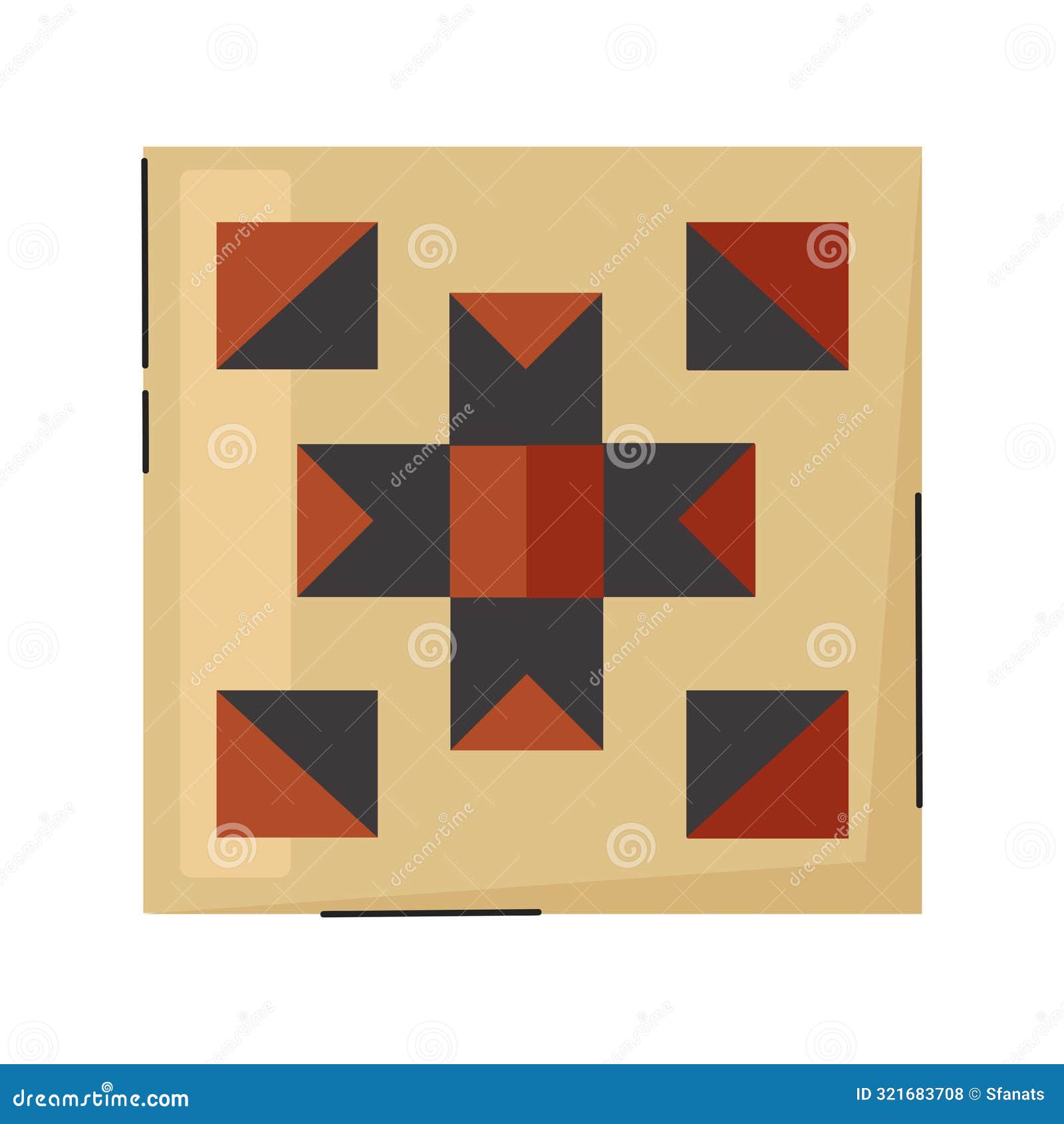 Quilt Icon Clipart Avatar Logotype Isolated Illustration Stock Vector ...