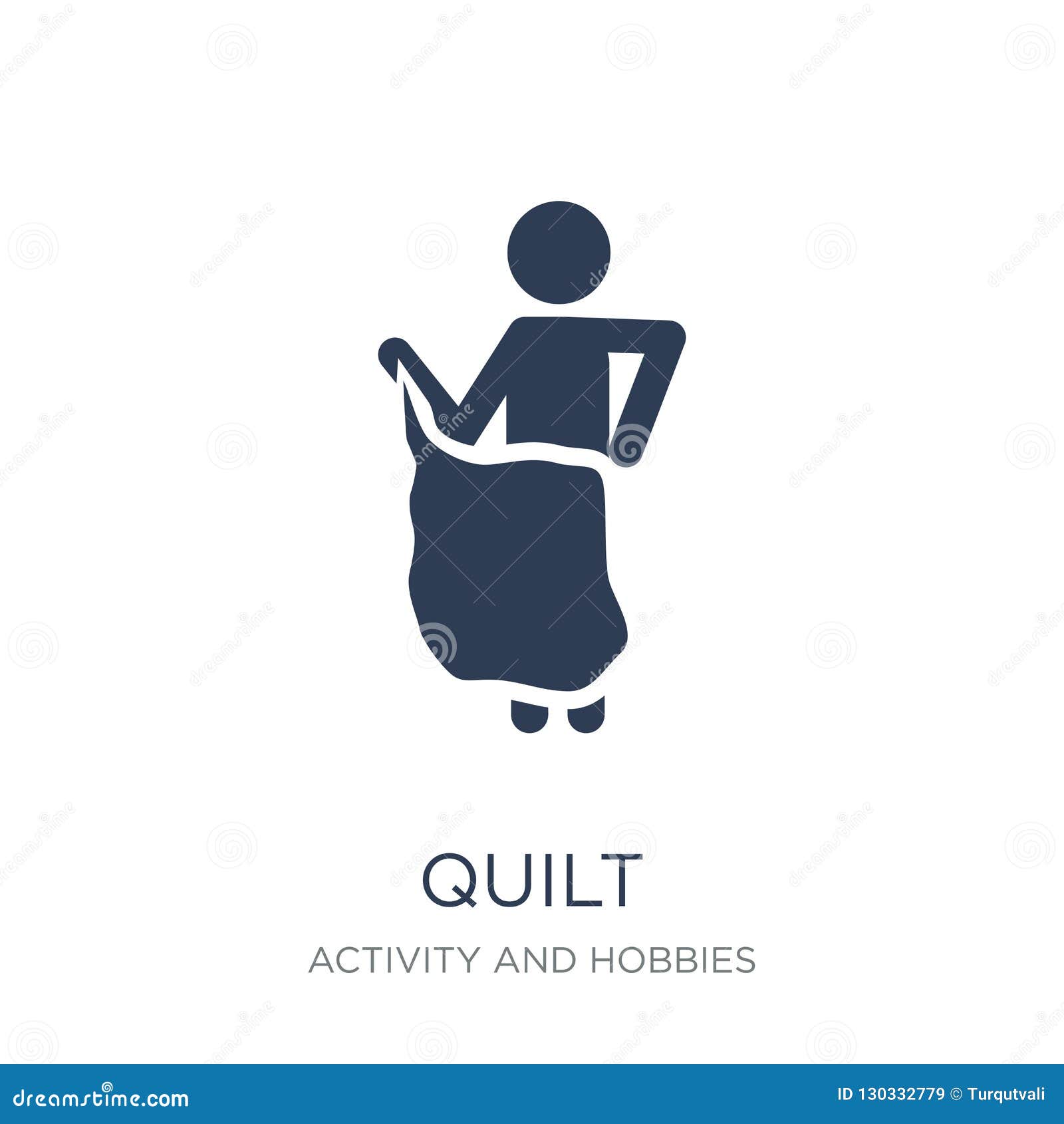Quilt Icon. Trendy Flat Vector Quilt Icon on White Background Fr Stock ...