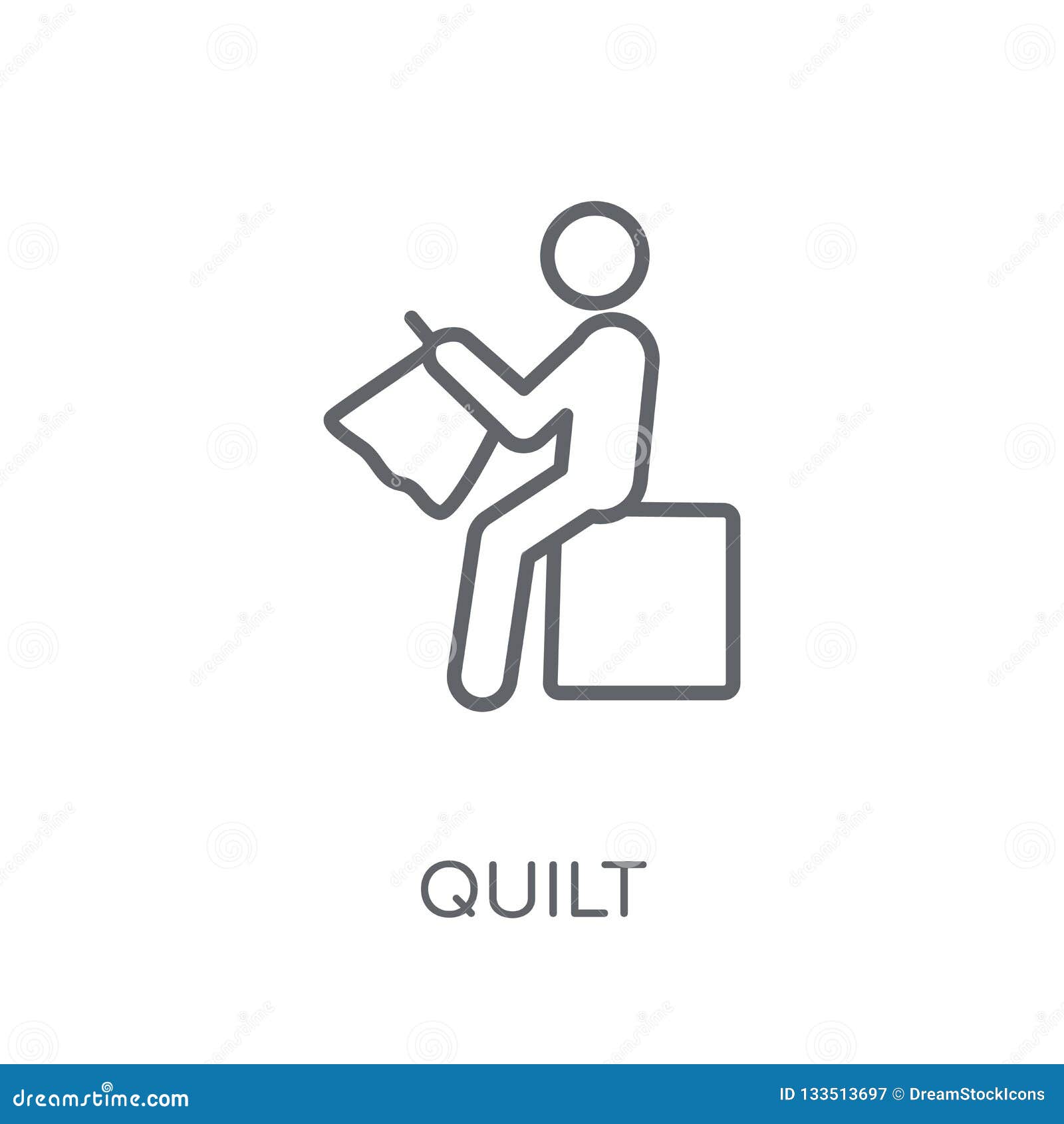 Quilt, Log Cabin Pattern, Straight Furrow Design Vector Illustration ...