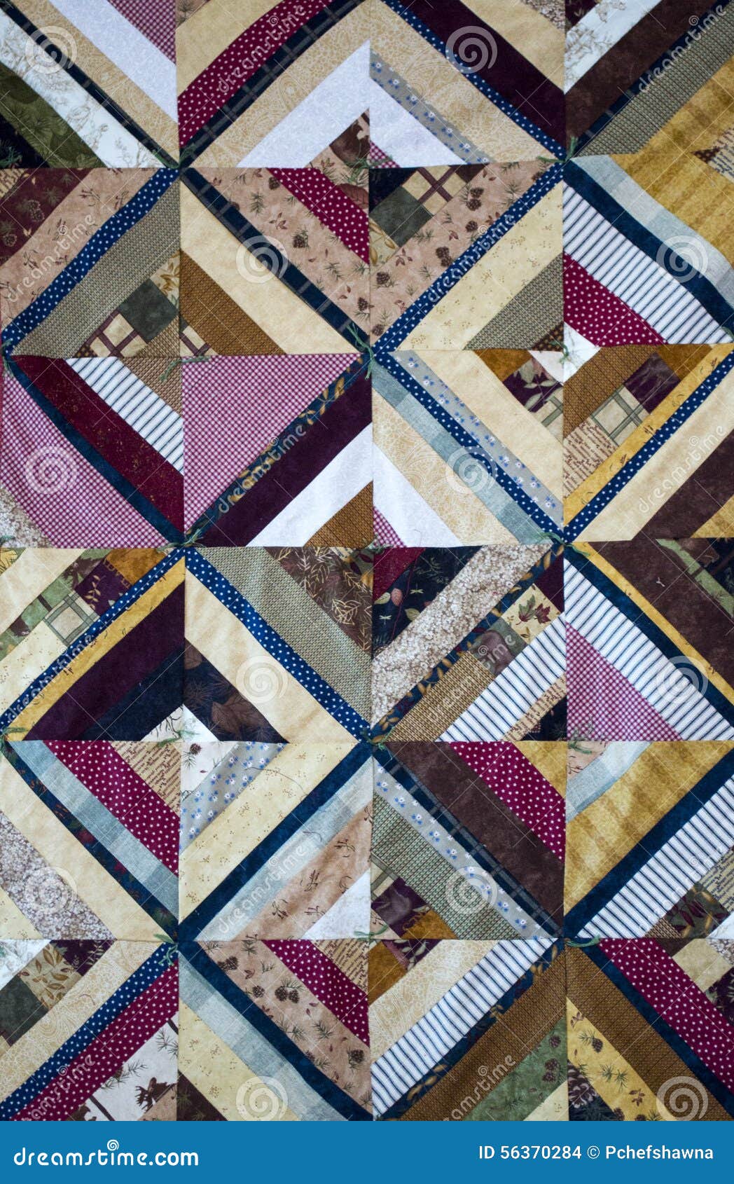 Colorful Strip Quilt stock photo. Image of sewing, patchwork - 56370284