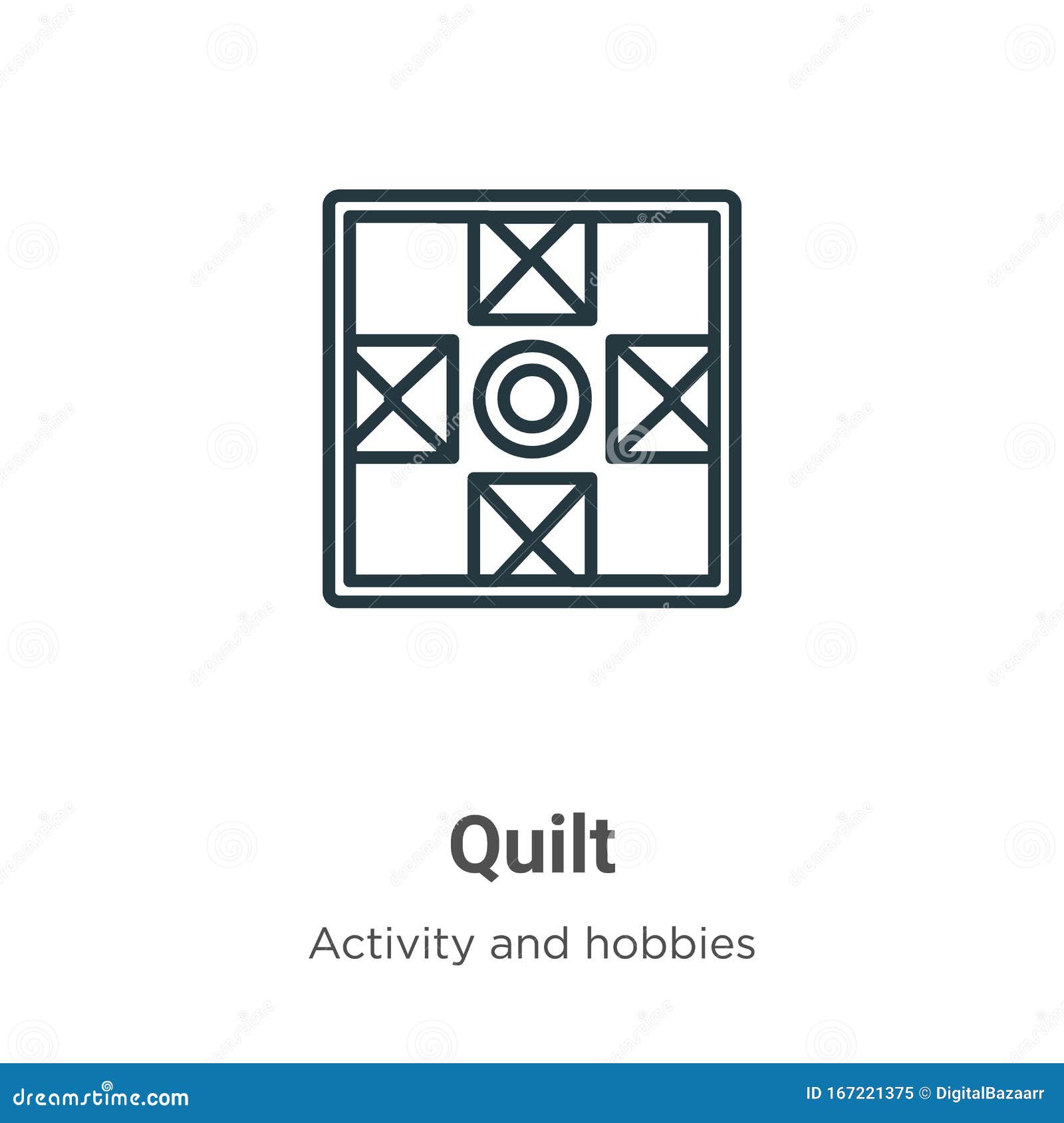 Quilt Outline Stock Illustrations – 346 Quilt Outline Stock ...