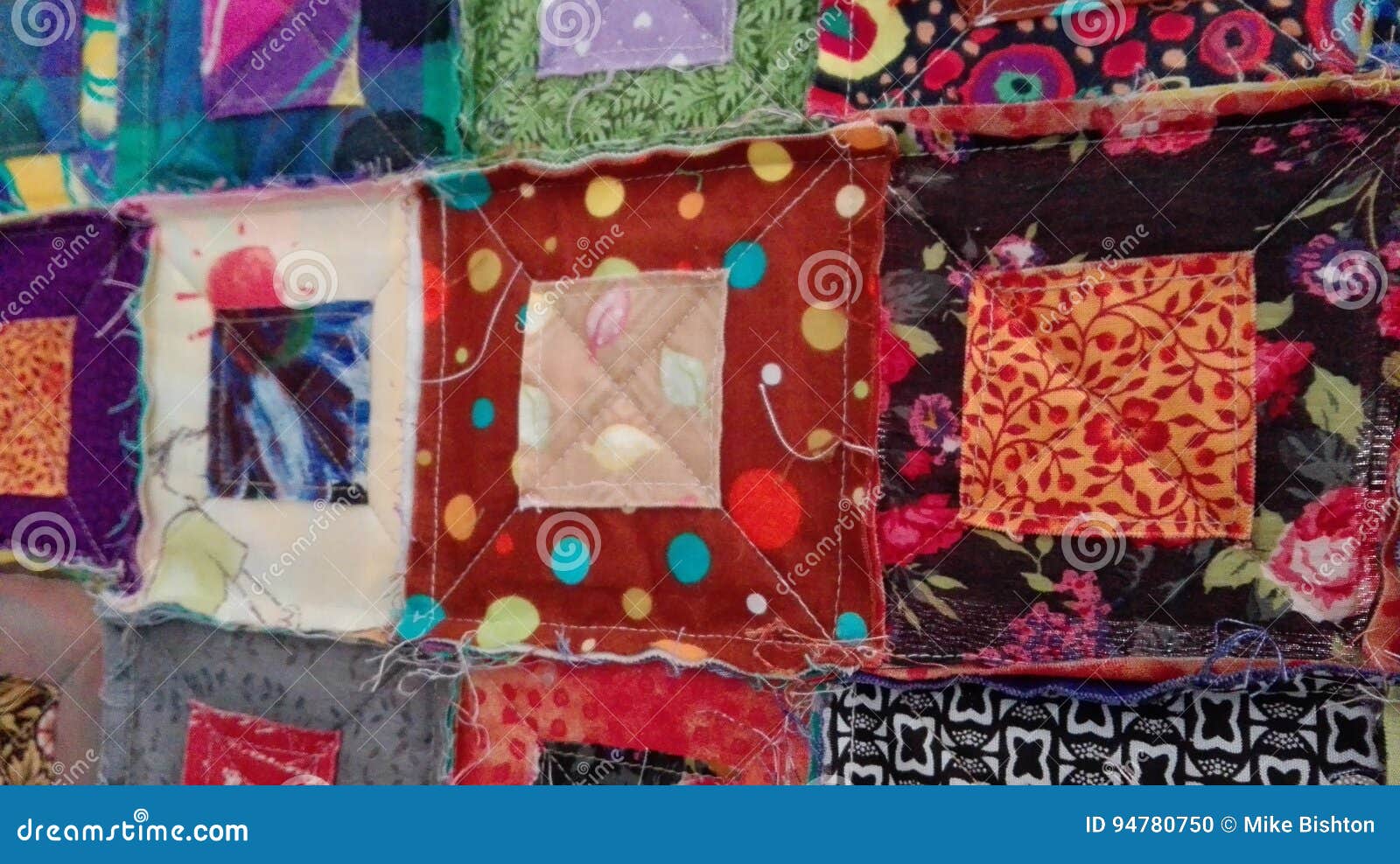 Quilt Squares stock photo. Image of colorful, quilt, cloth - 94780750