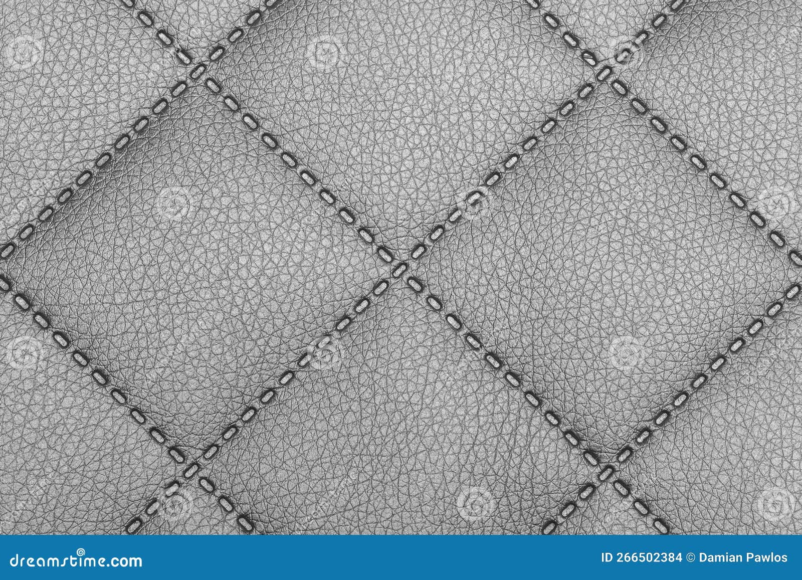 Quilted Fabric Pattern. Silver Leather Sofa Texture Stock Photo - Image ...