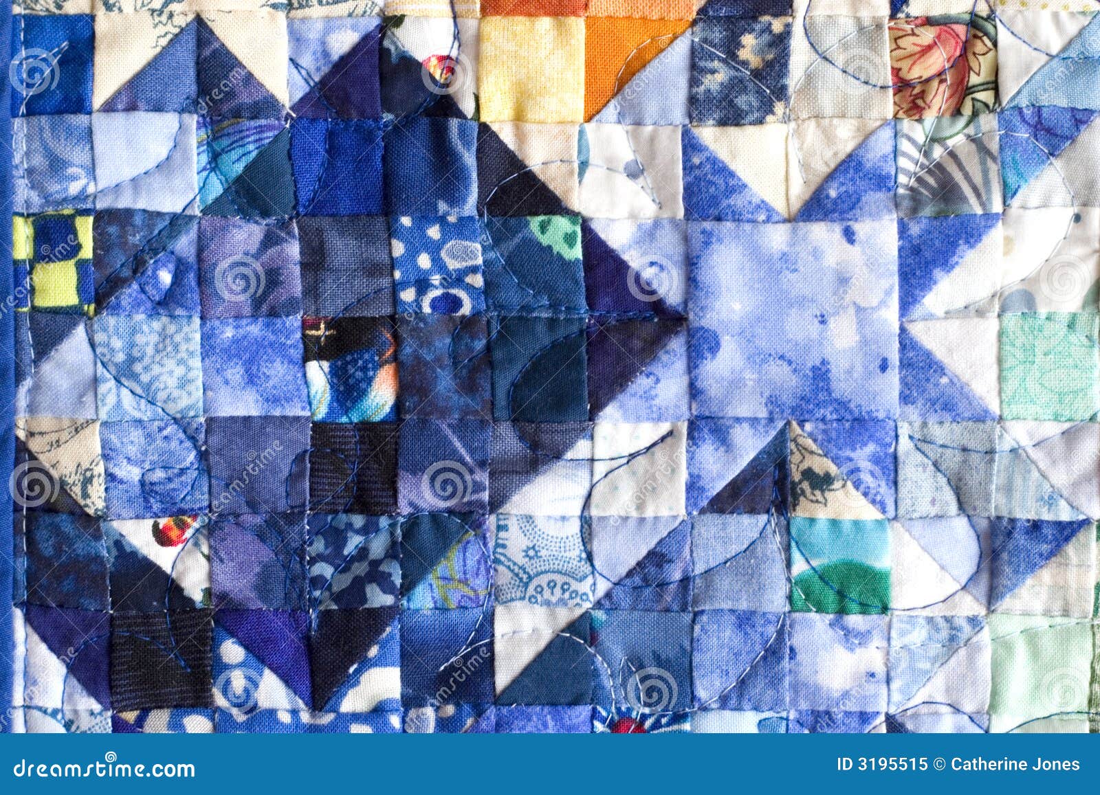 Quilting stock image. Image of background, scraps, cloth - 3195515