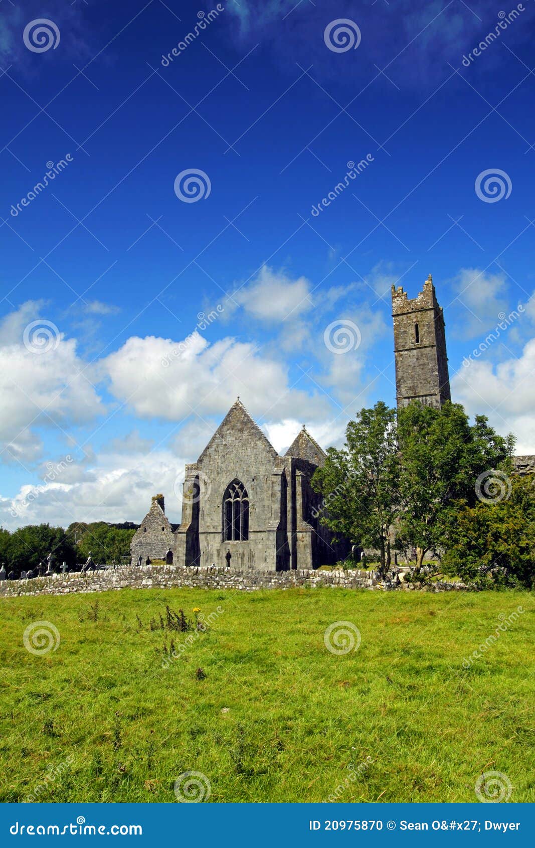 Quin Abbey Co. Clare Ireland Stock Photo - Image of battle, grave: 20975870
