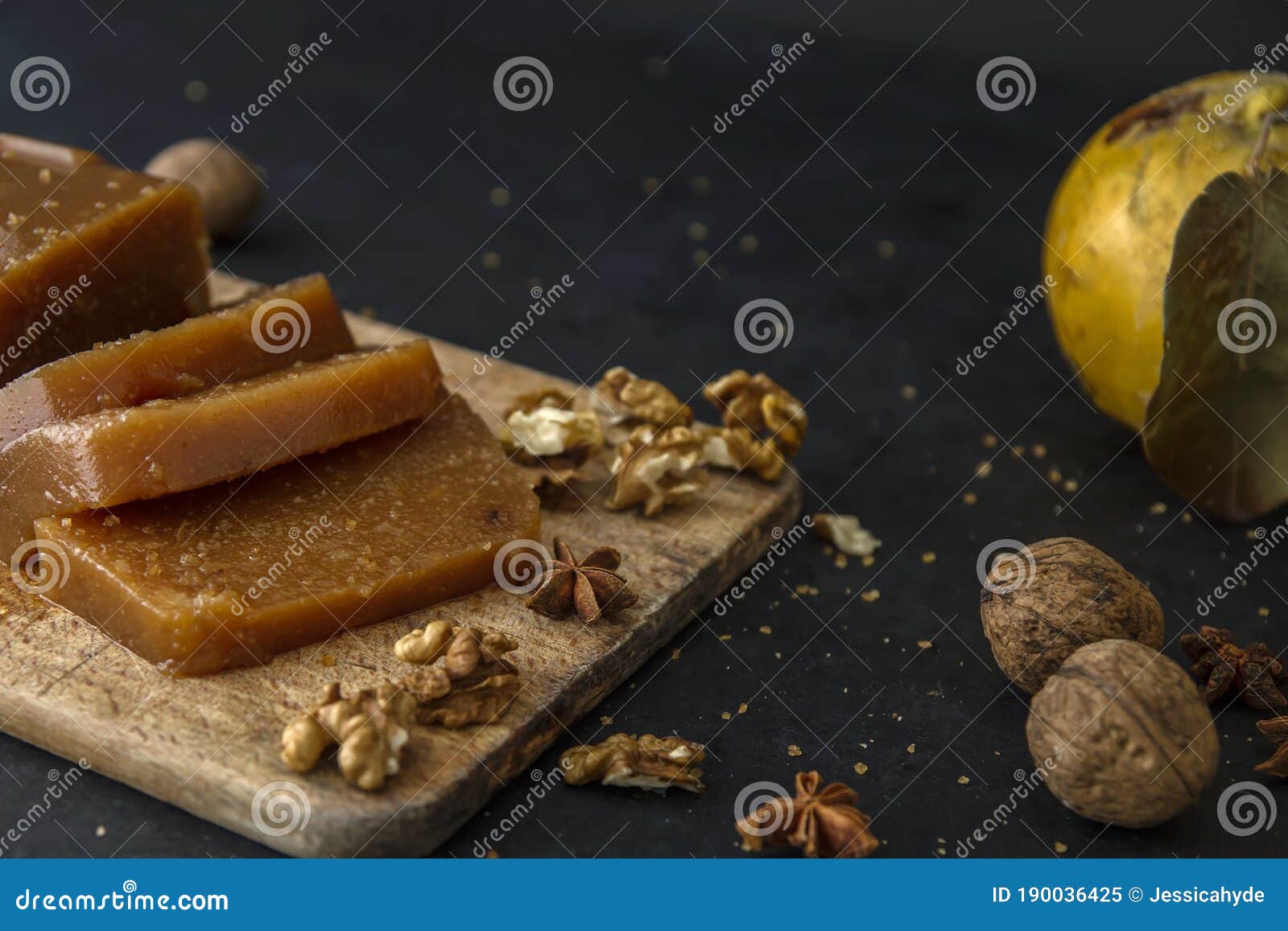 Quince candy stock image. Image of oblonga, nutritive - 190036425