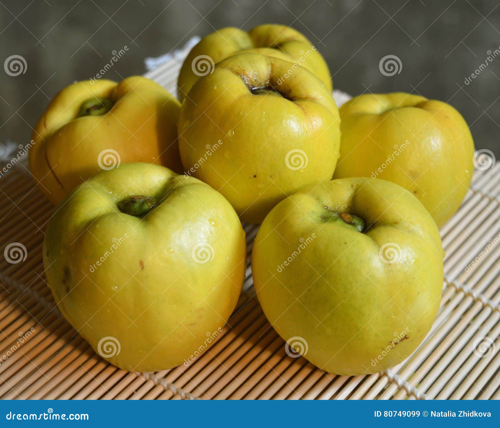 Quince fruits stock image. Image of posted, fruits, visually - 80749099
