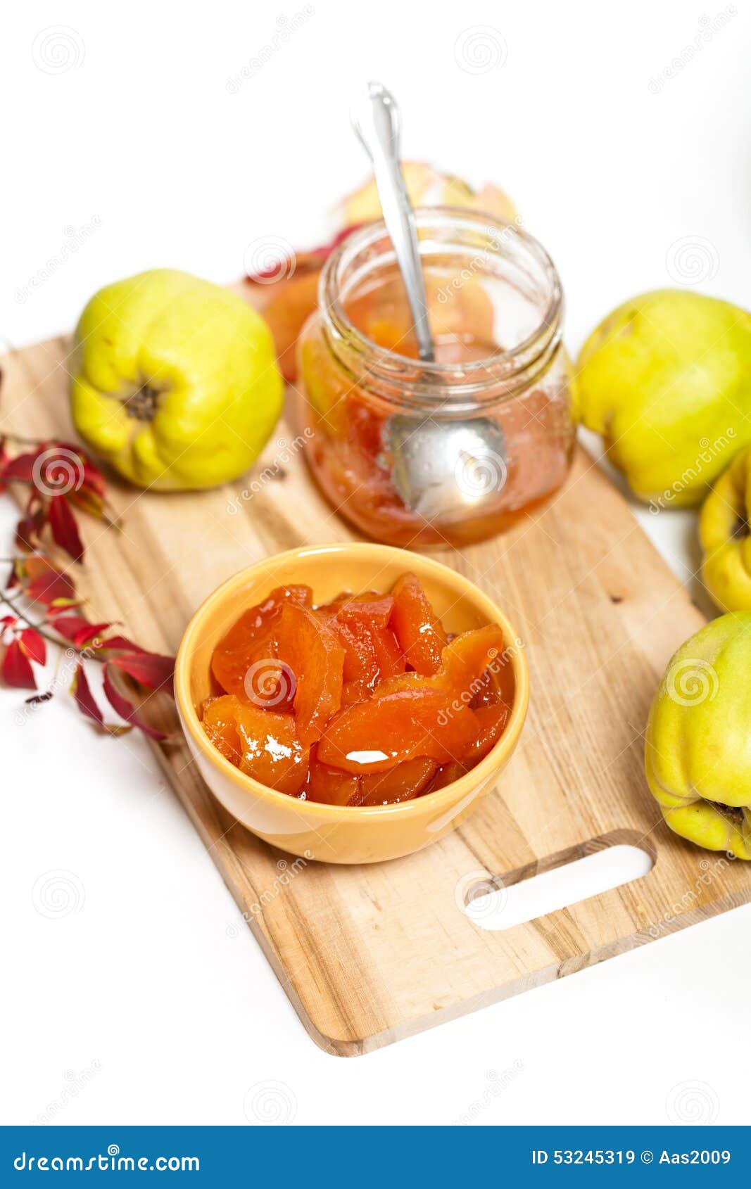 Quince Jam stock image. Image of confiture, autumn, selective - 53245319
