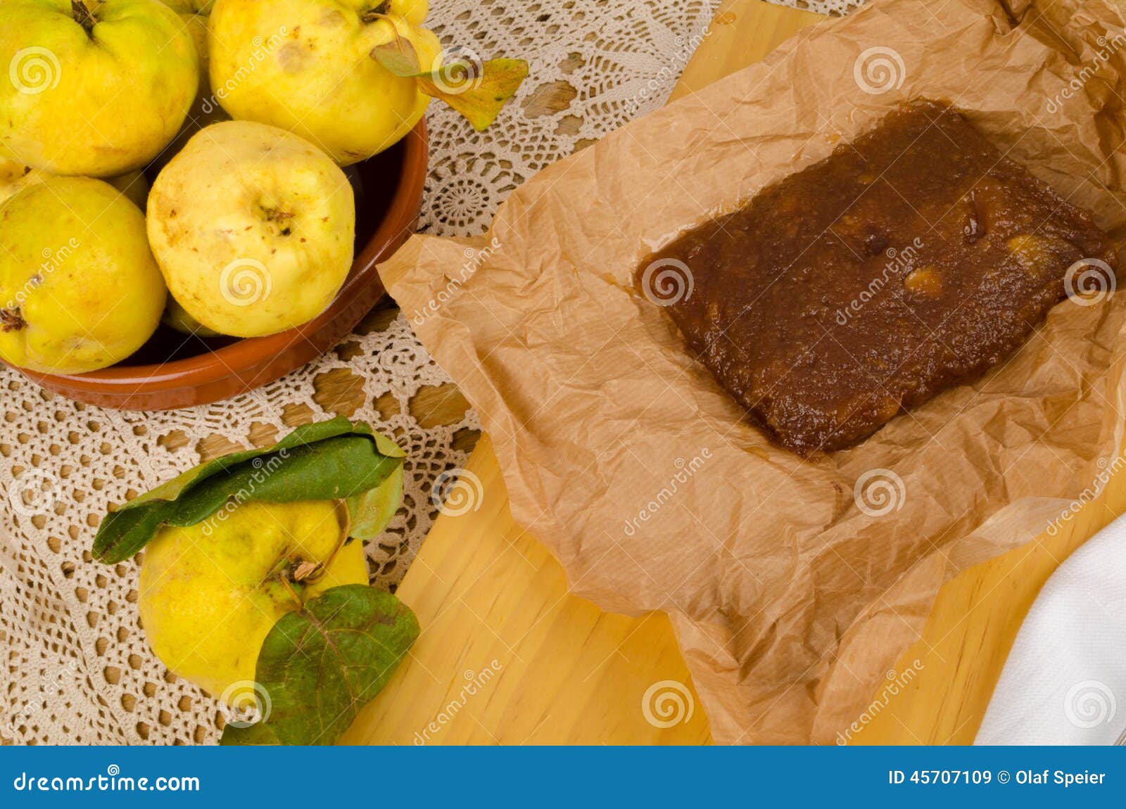 Quince preserve stock image. Image of life, homemade - 45707109