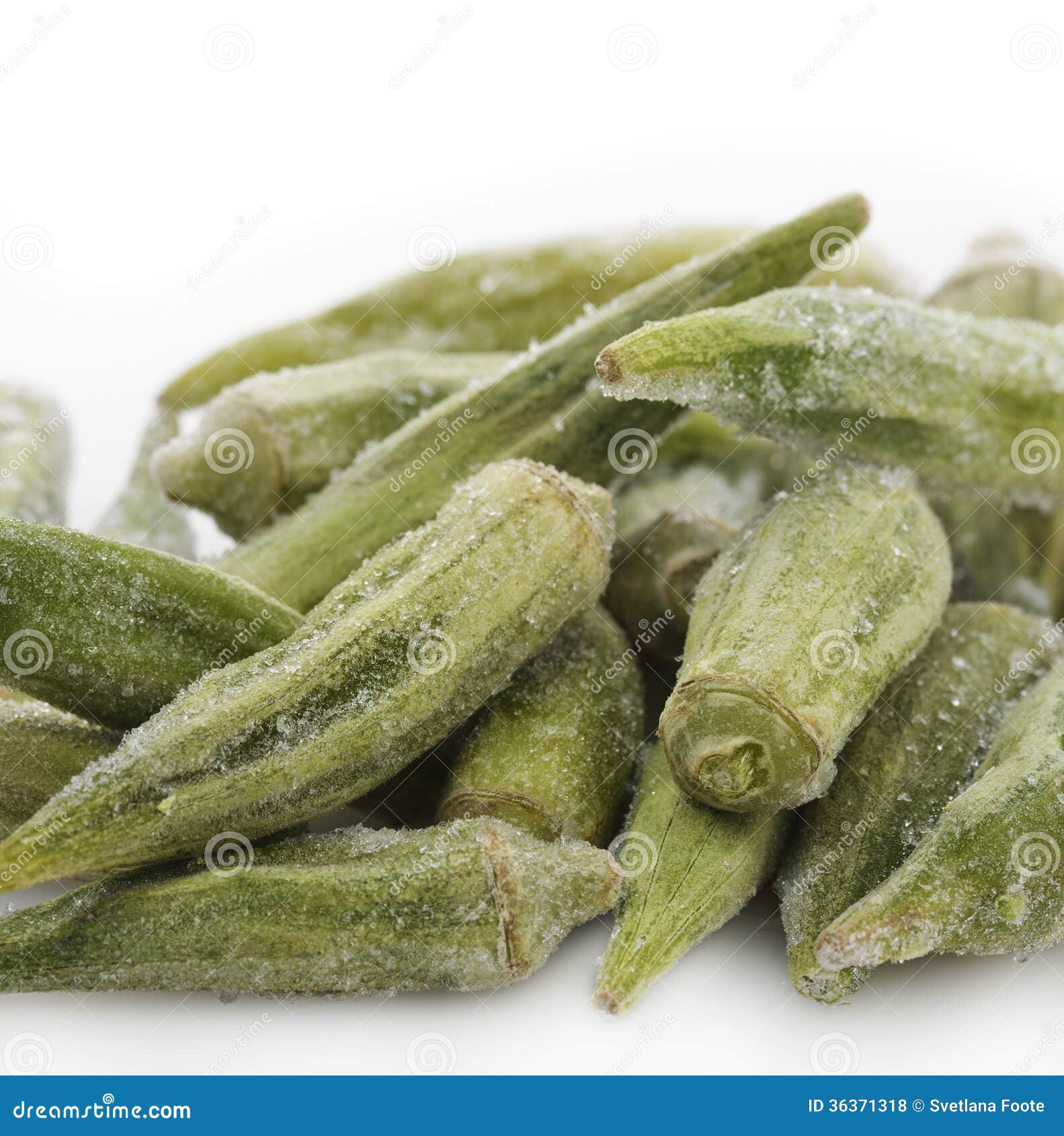 Quingombó congelado foto de archivo. Imagen de vegetariano - 36371318