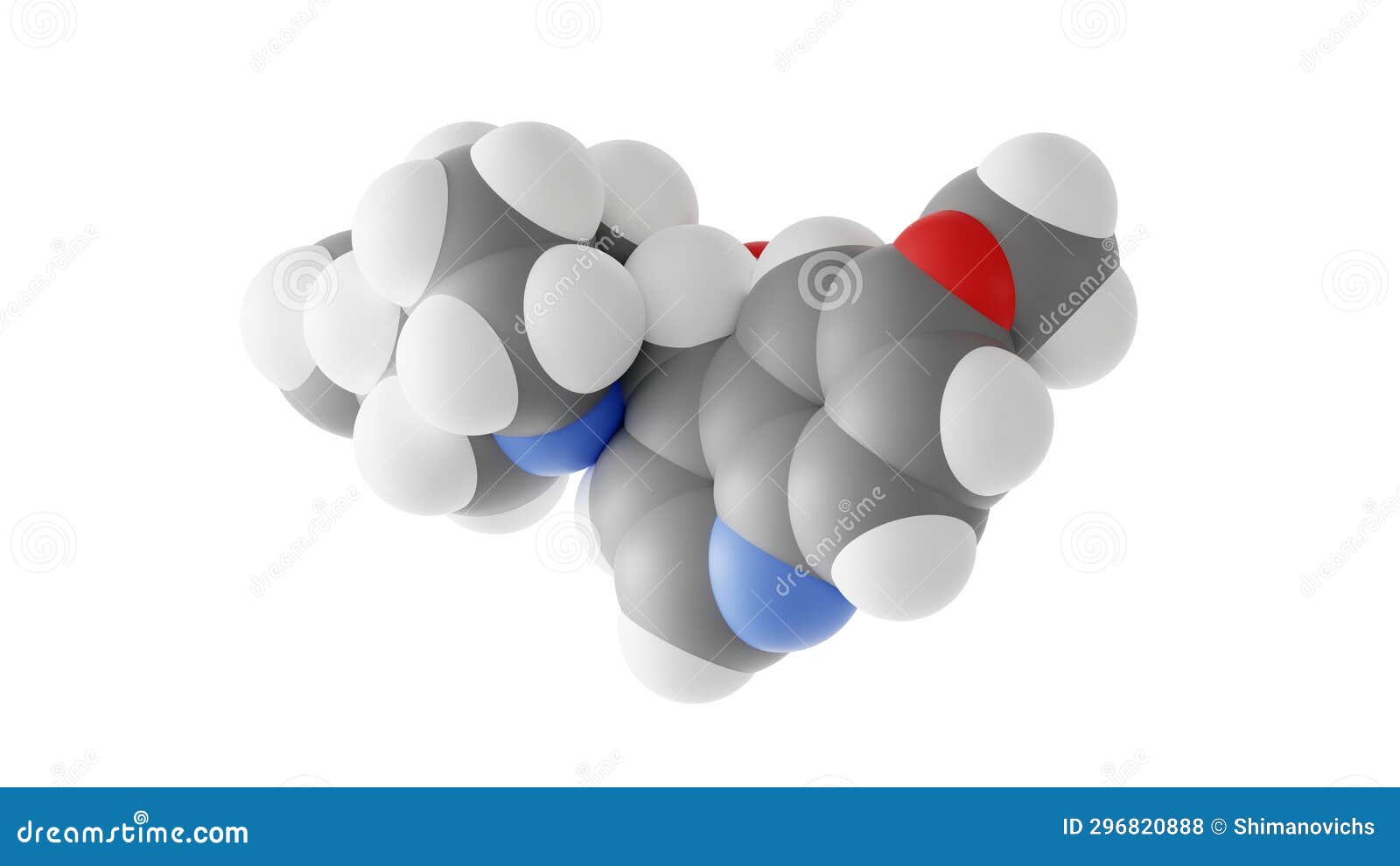 Quinine Molecule 3d, Molecular Structure, Ball And Stick Model ...