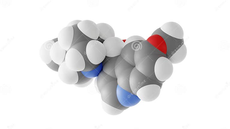 Quinine Molecule, Antimalarials, Molecular Structure, Isolated 3d Model ...