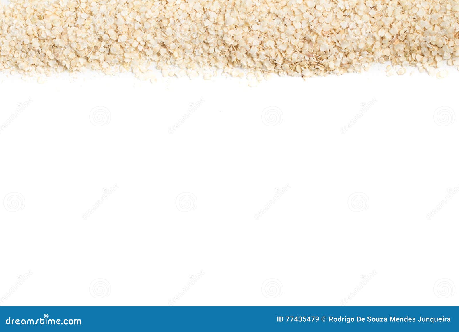 Quinoa Flakes Frame stock image. Image of horizontal - 77435479