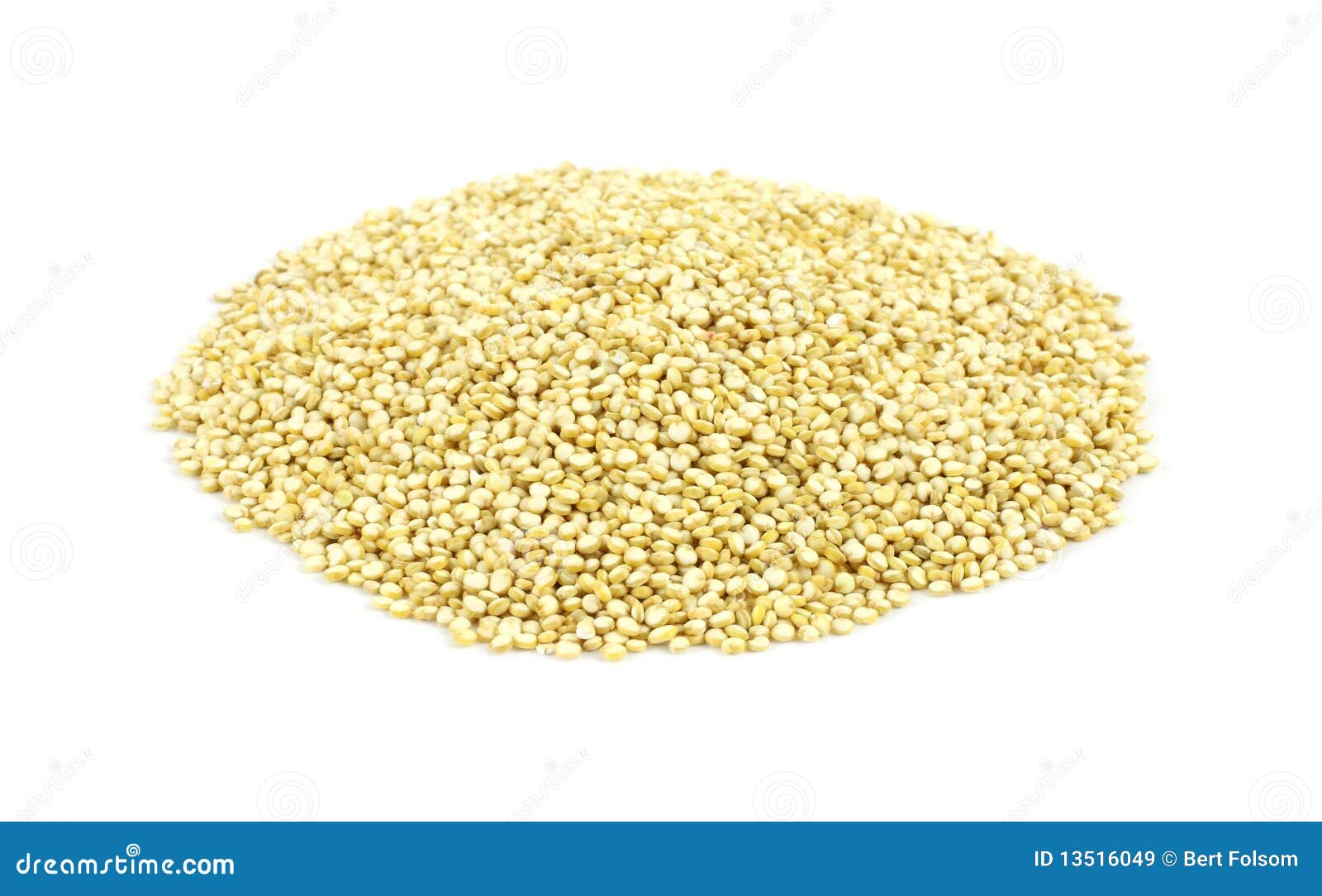 Quinoa Grain on White Background Stock Image - Image of vegetable ...
