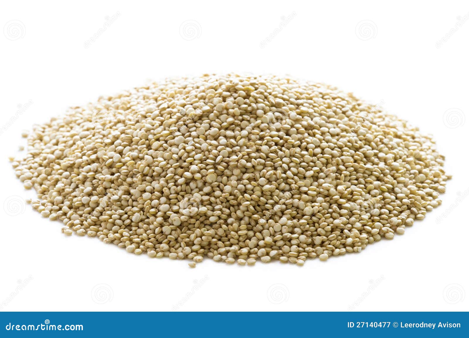 Quinoa Grains Heap Isolated Stock Image - Image of isolated, white ...