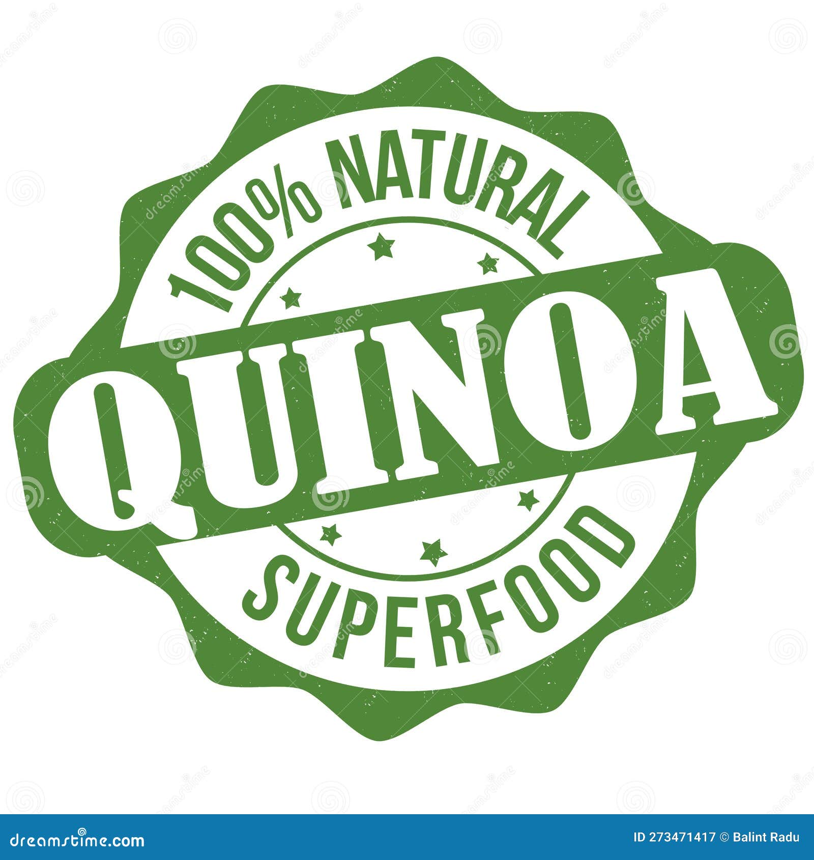 Quinoa label or stamp stock vector. Illustration of farm - 273471417