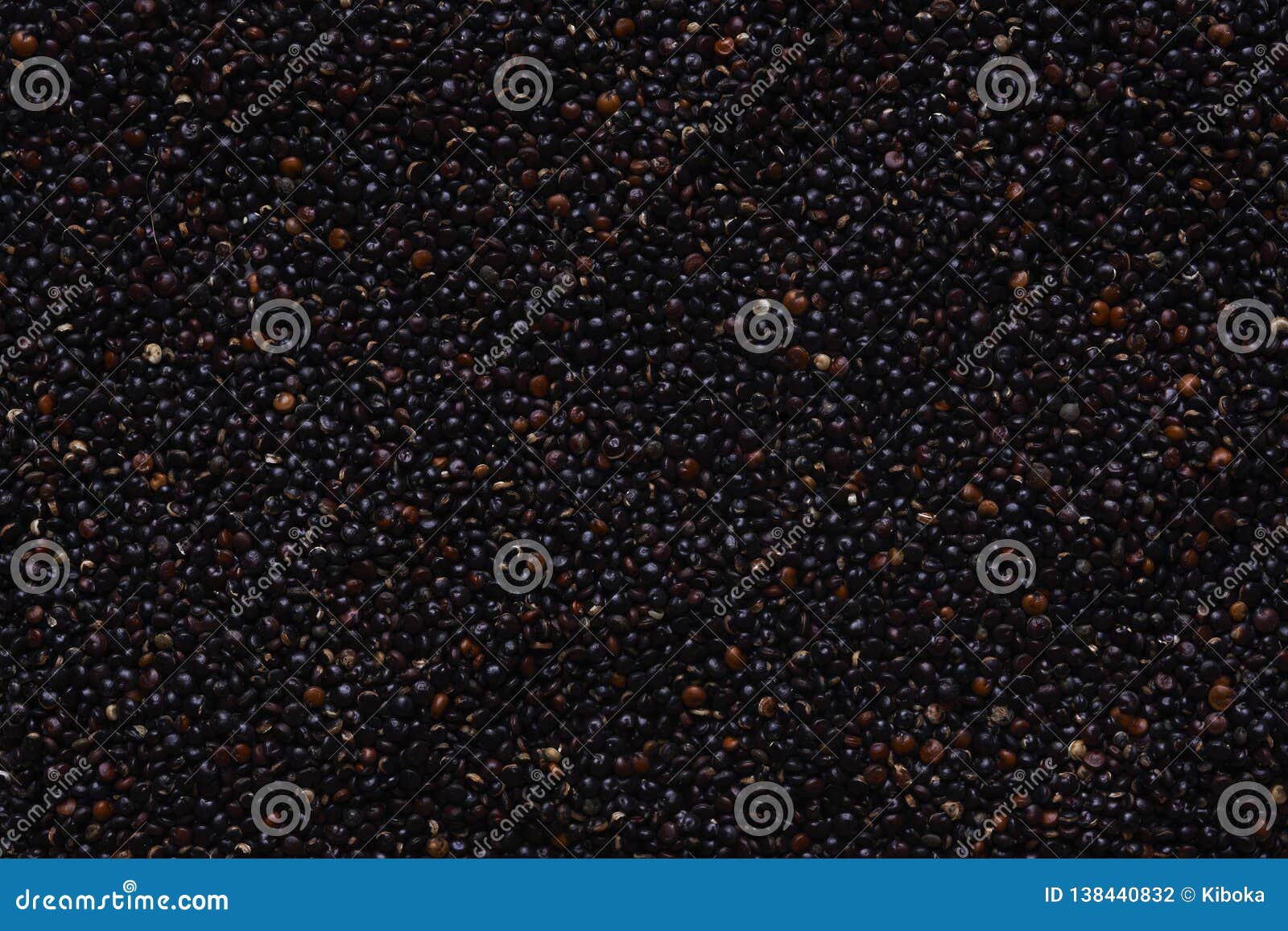 Quinoa Preto Seco Cru Como O Fundo Foto de Stock - Imagem de orgânico ...