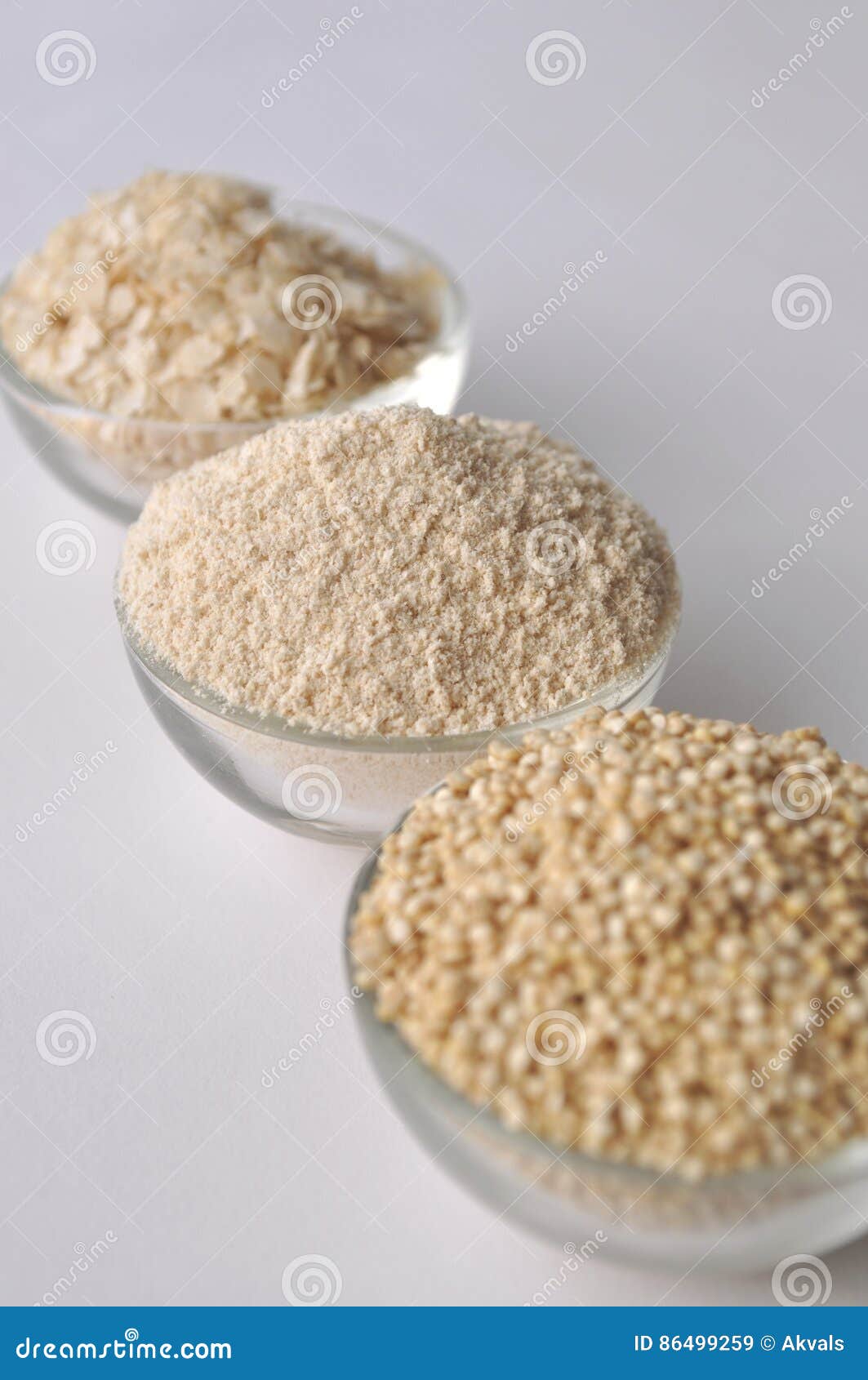 Quinoa in Three Forms - Flour, Flakes and Grain. Alternative Gluten ... Quinoa in Three Forms - Flour, Flakes and Grain. Alternative Gluten ...