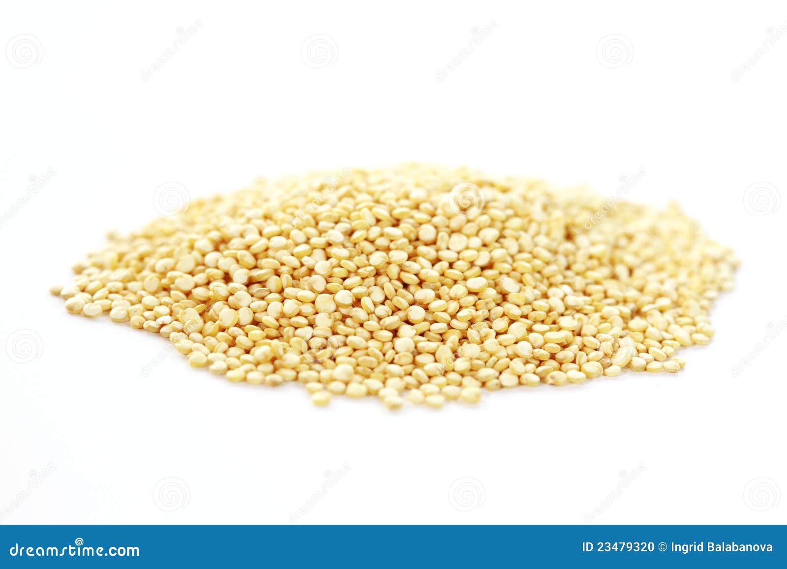 Quinoa on white background stock photo. Image of ingredient - 23479320