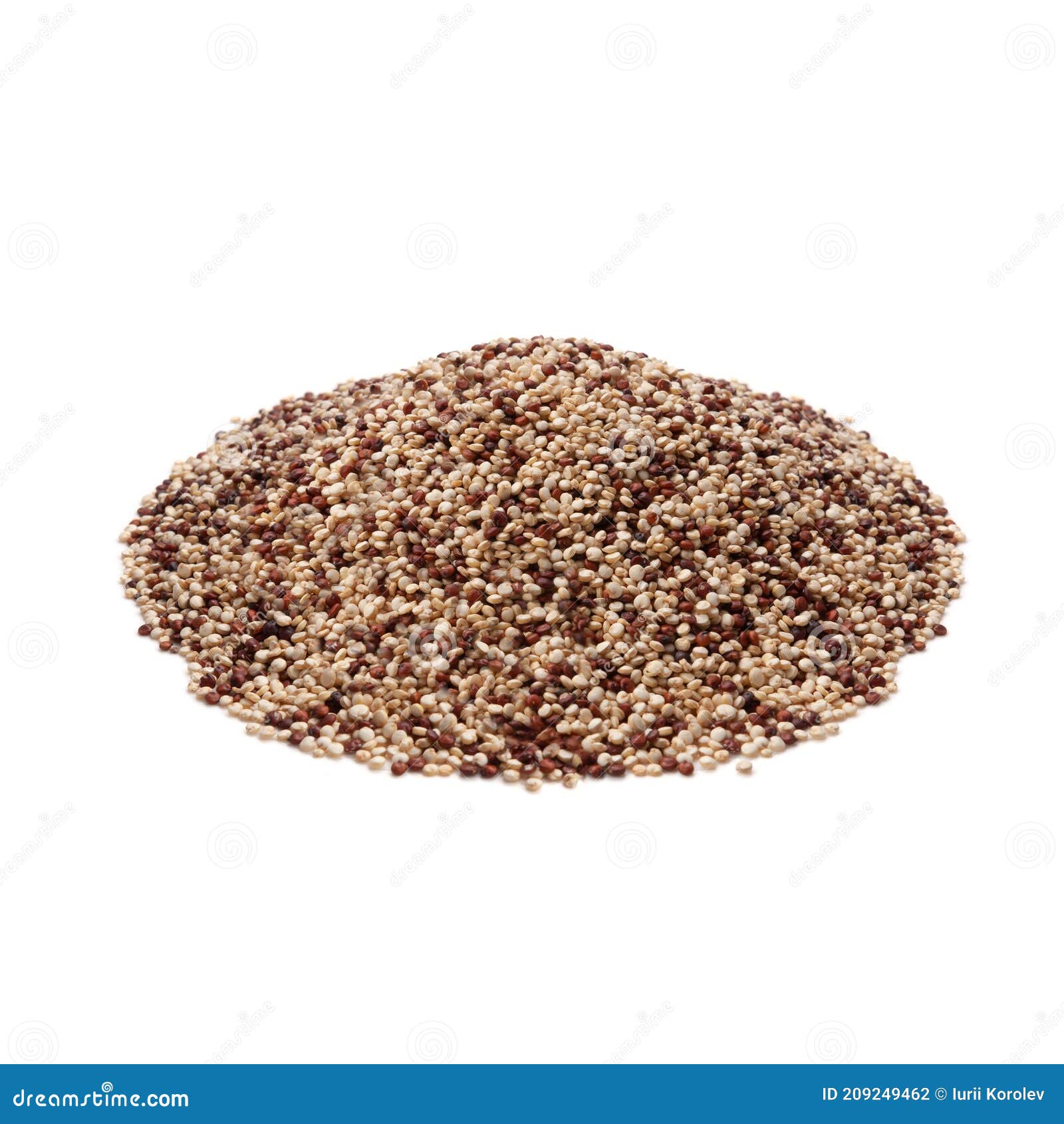 Quinoa Seeds. White Background. Isolated. Close-up Stock Photo - Image ...