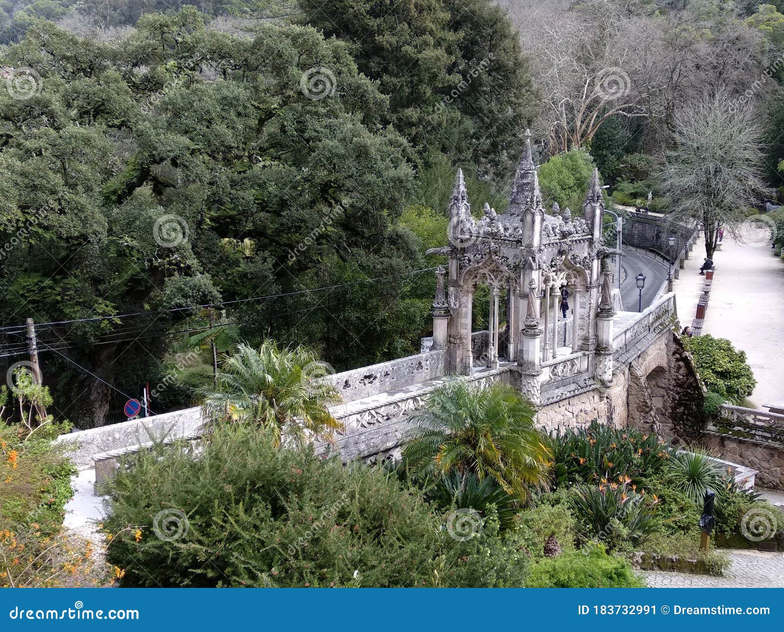 Quinta Da Regaleira, Portugal Stock Image - Image of regaleira, castle ...