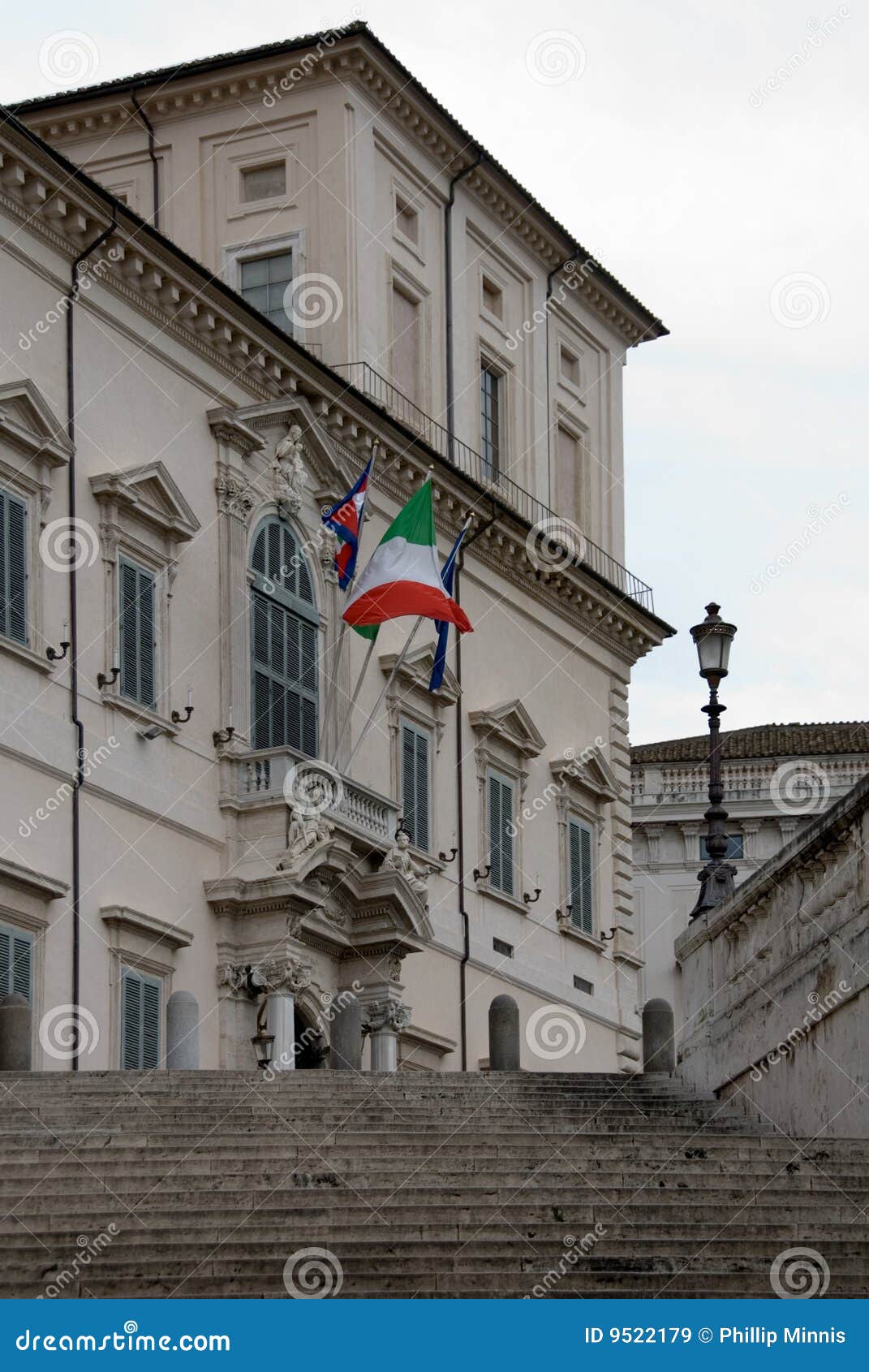 Quirinal Palace stock image. Image of piazza, politics - 9522179