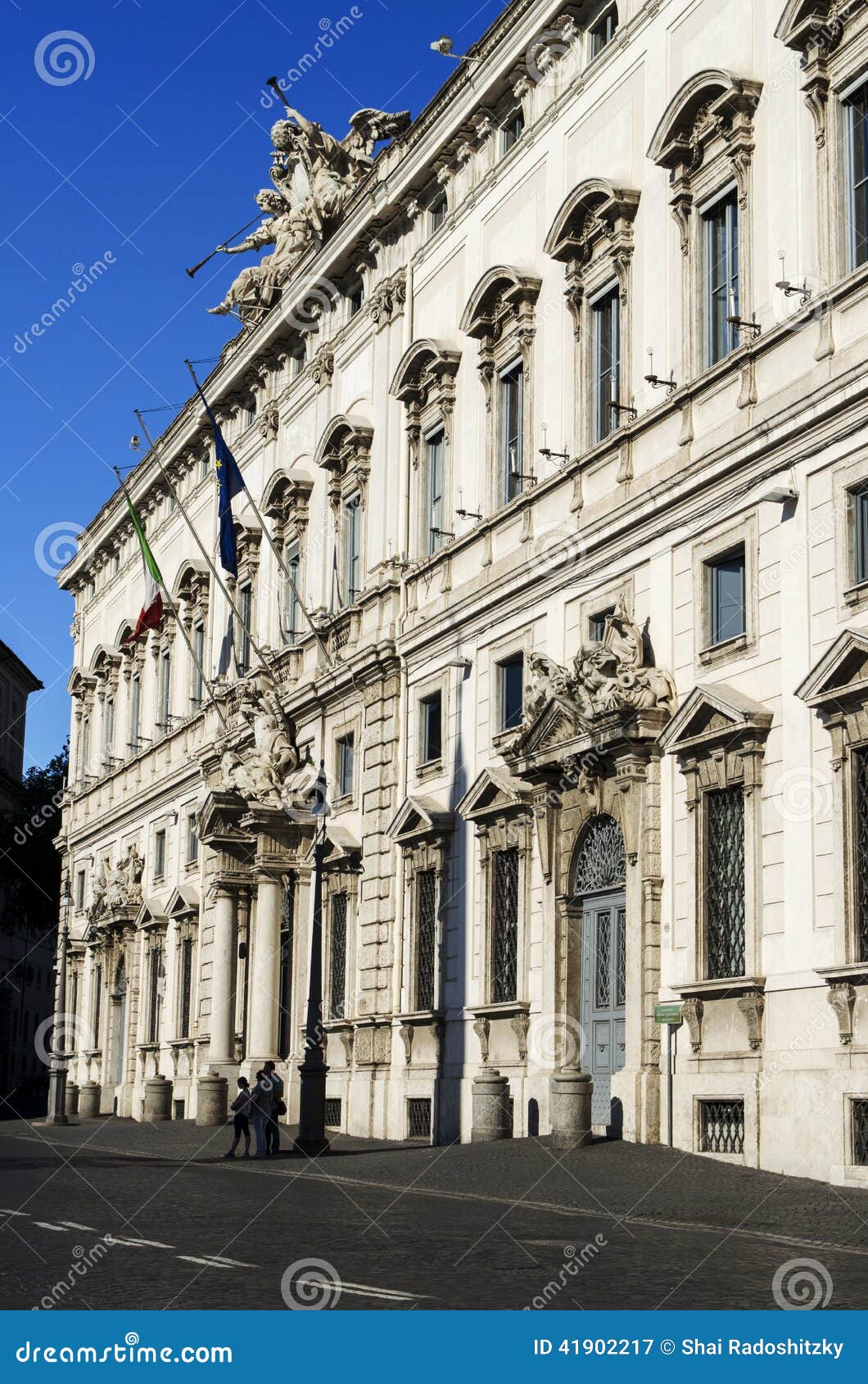 Quirinal Palace stock image. Image of touristic, public - 41902217