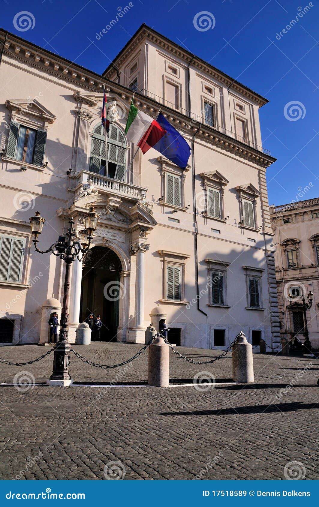 Quirinal Palace, Rome editorial stock image. Image of palazzo - 17518589