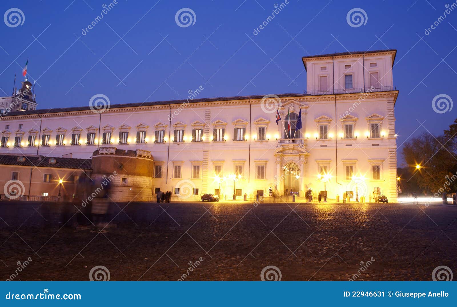 Quirinal Palace, Rome stock image. Image of palace, holiday - 22946631
