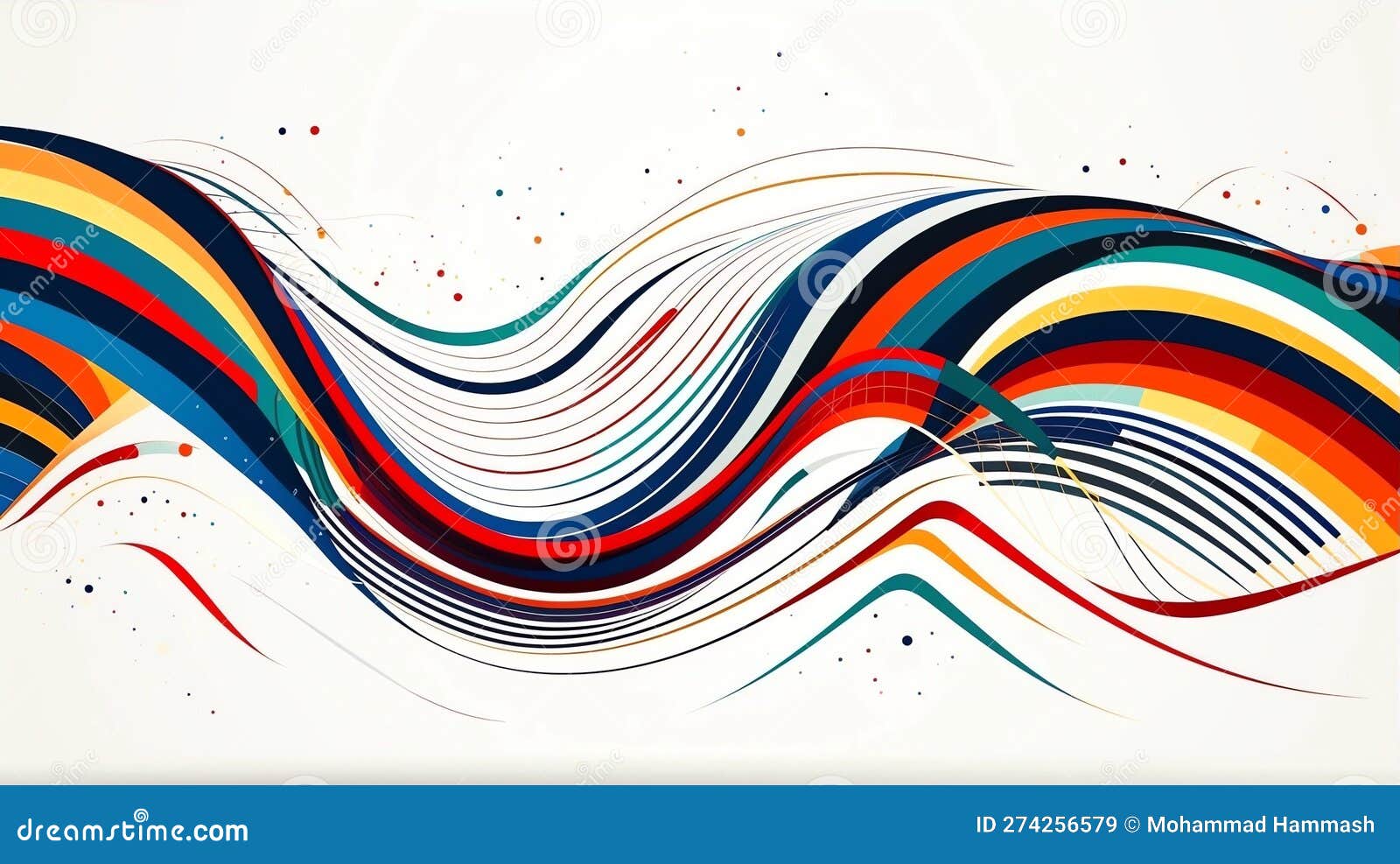 Quirky Abstract Corner Design, Made with Generative AI Stock ...